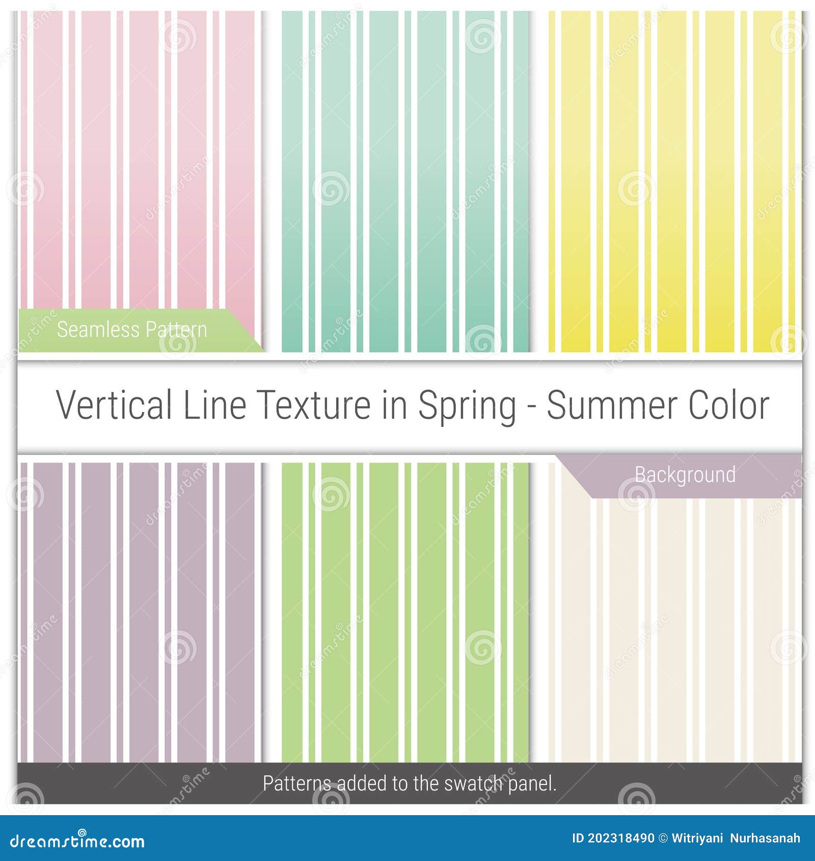 Pastel Color Vertical Line Pattern in Spring and Summer Color Stock ...