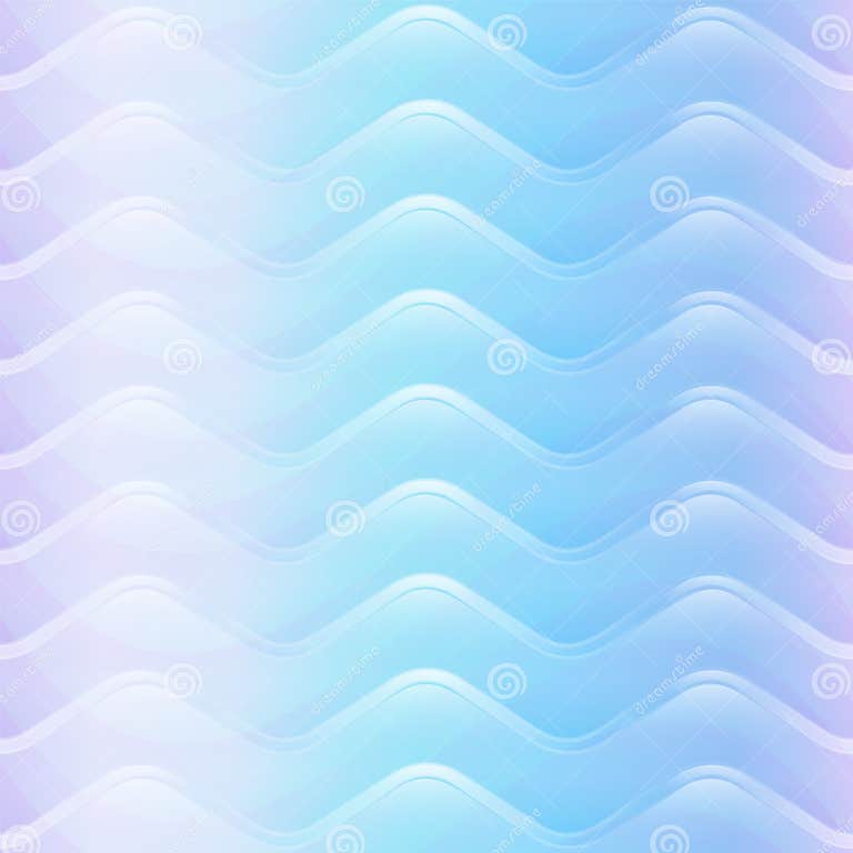 Pastel Color Wave Seamless Pattern Stock Vector - Illustration of wave ...