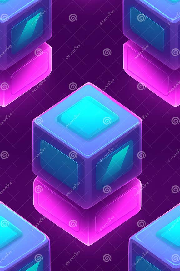 Pastel-colored Bar Graphs Forming a Three-dimensional Pattern on a ...