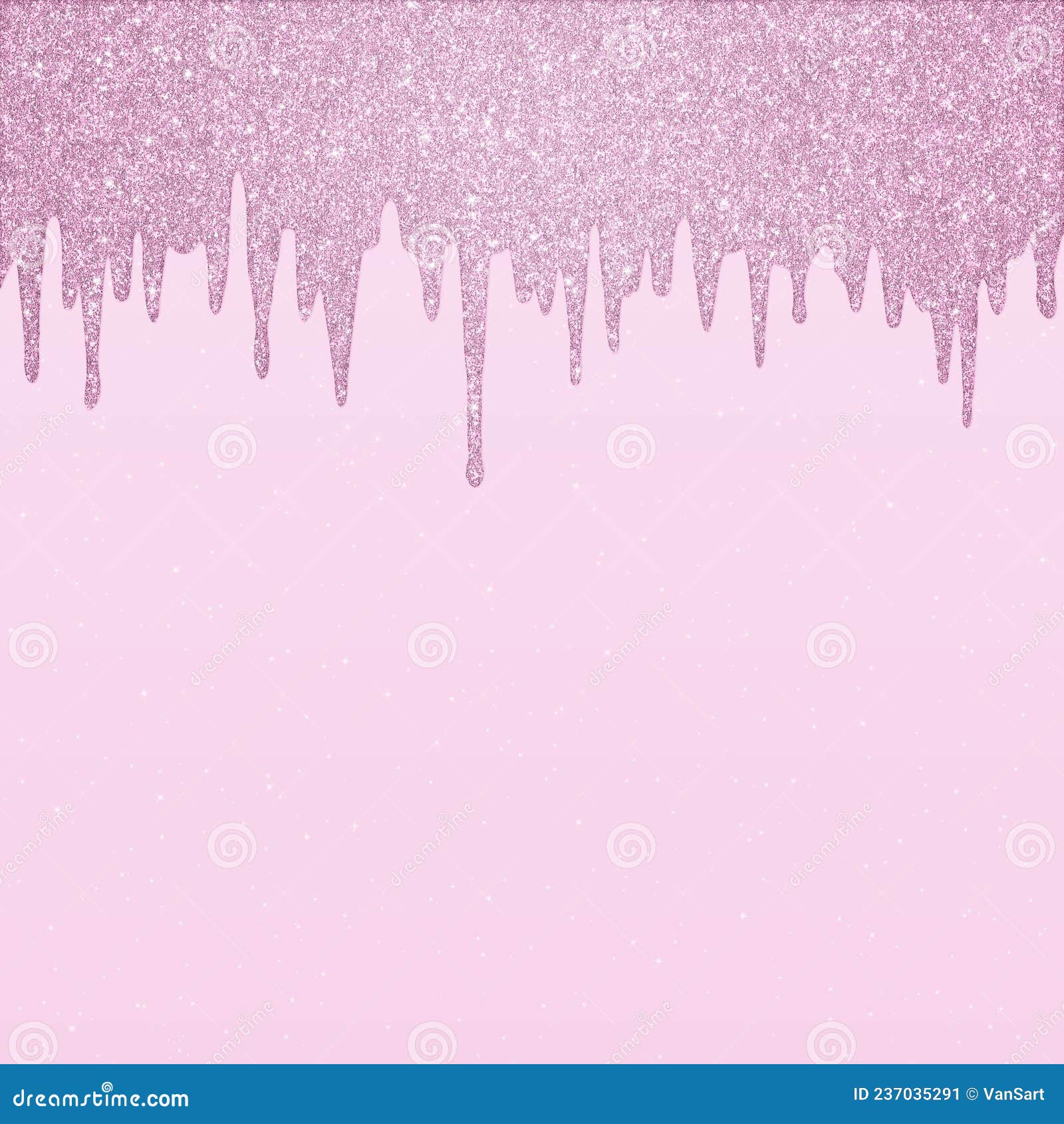 Pastel Colored Dripping Glitter Paint on Light Gradient Glitter ...