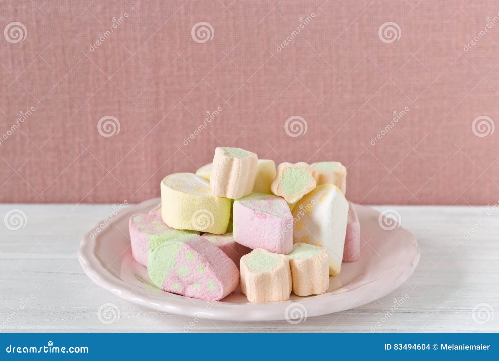 Pastel Colored Marshmallows Stock Photo - Image of yummy, food: 83494604