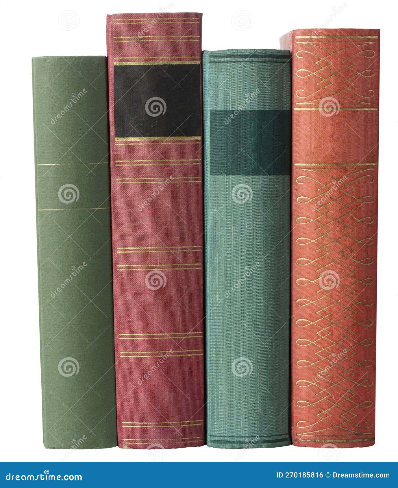 Pastel colored old books stock photo. Image of clip - 270185816