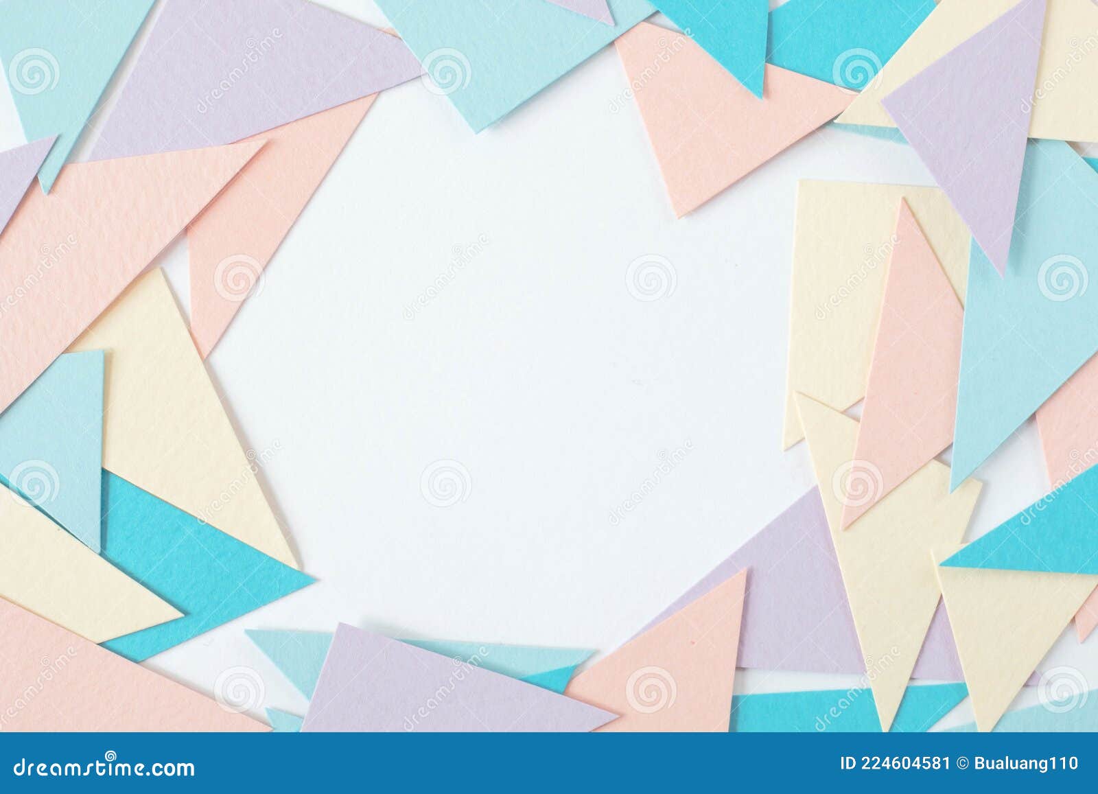 Pastel Colored Paper Sheets, Blank Background Stock Image - Image of ...