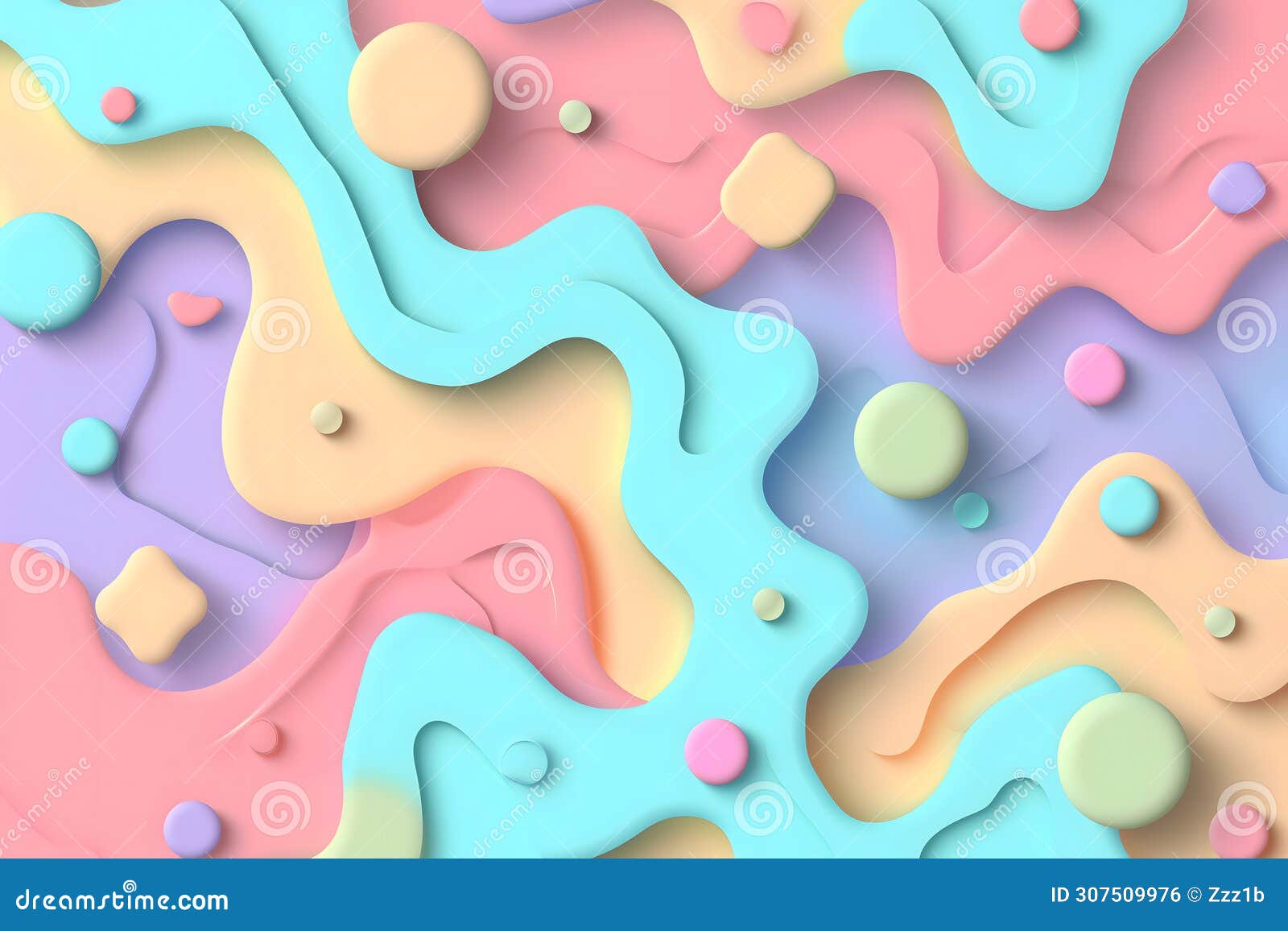 Pastel Colored Shapes Background Stock Photo - Image of platform, matte ...