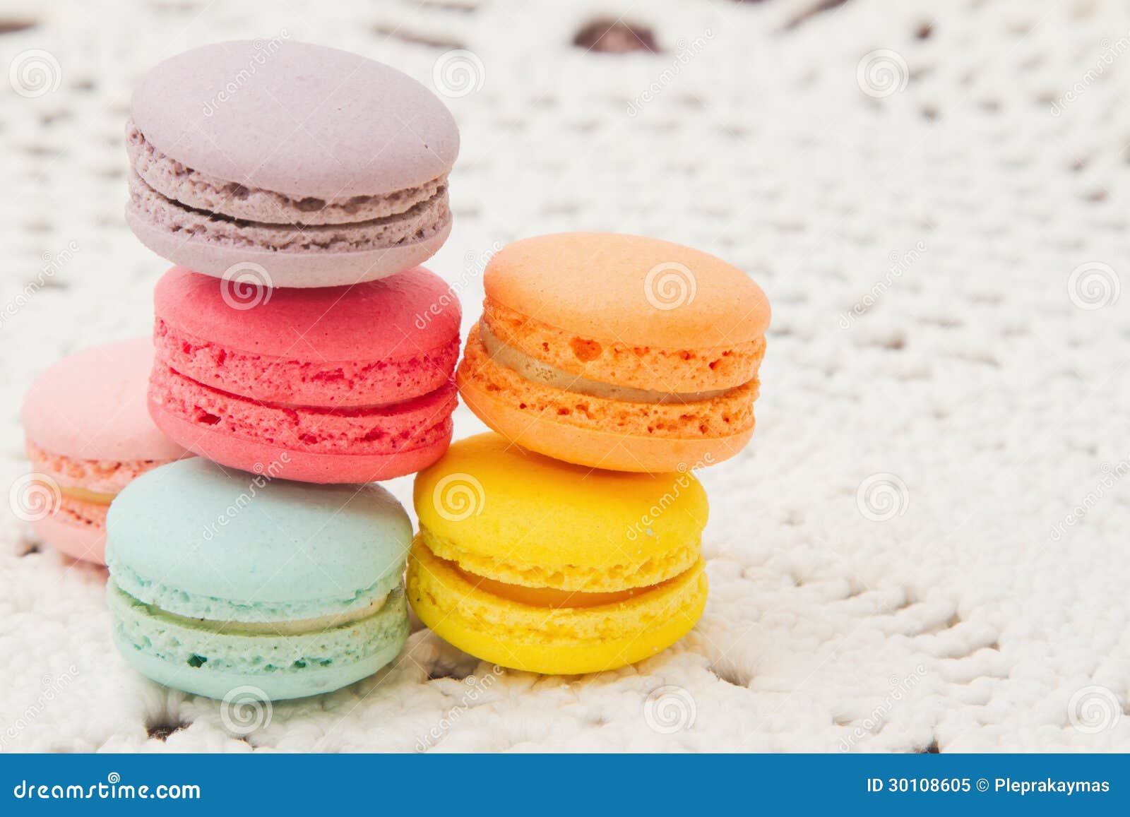 Pastel colorful macaroon stock image. Image of france - 30108605