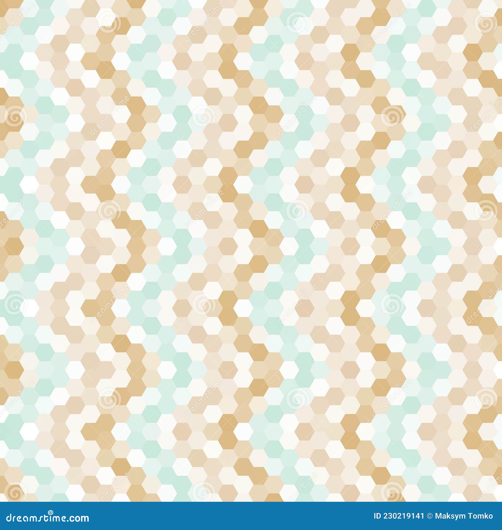 Pastel Colors. Abstract Hexagonal Background. Eps 10 Stock Illustration ...