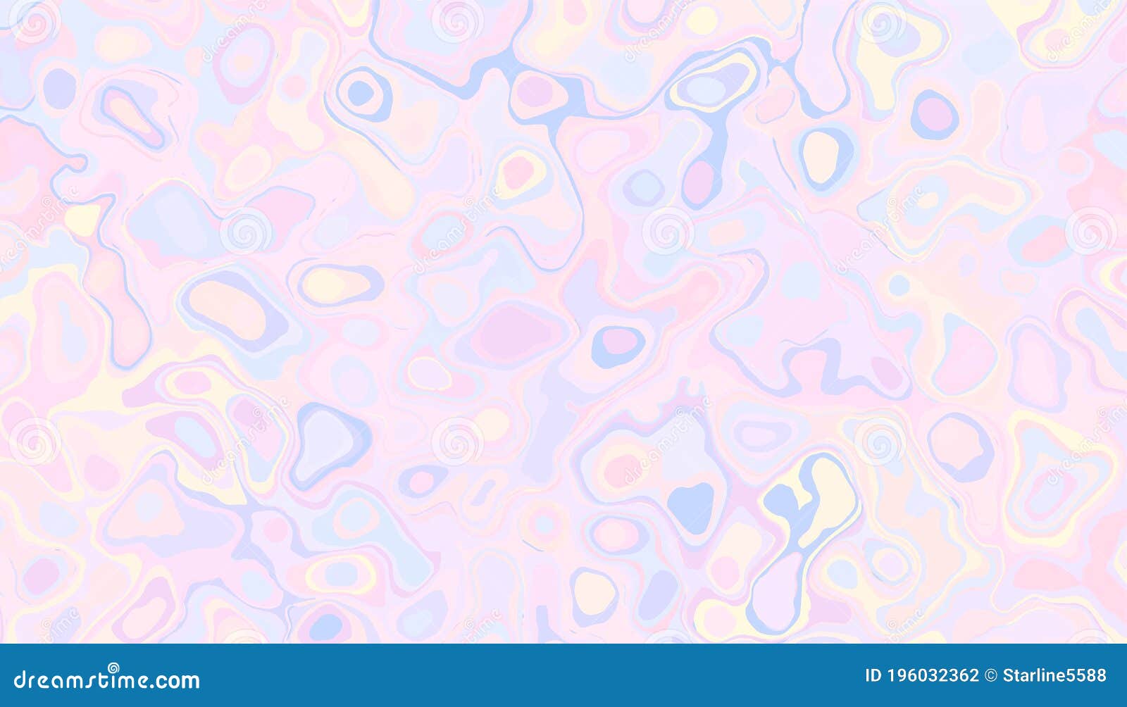 Pastel Colors Curve Shapes Abstract Background Design Stock Vector ...