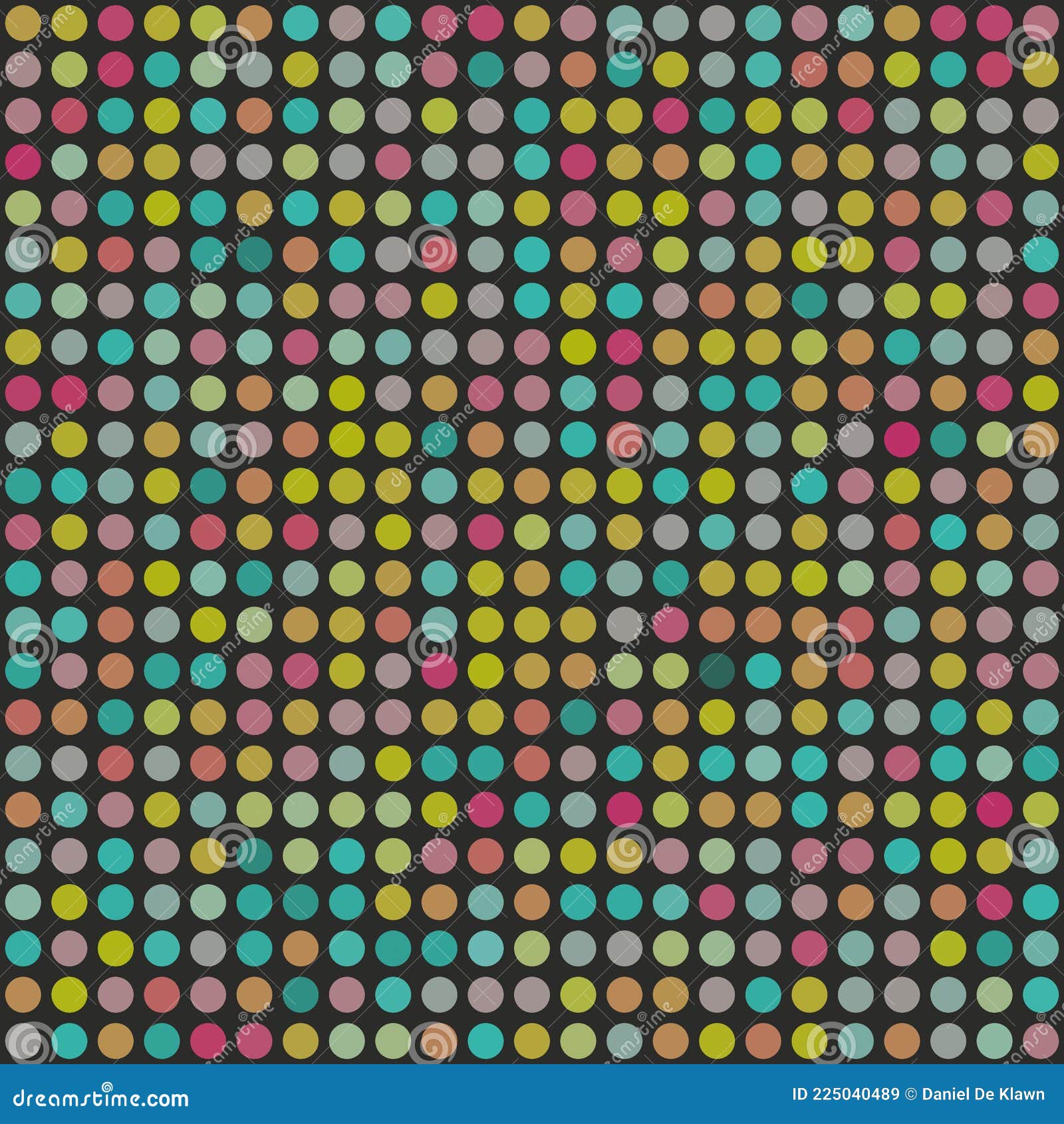 Pastel Colors Dot Pattern Background Stock Illustration - Illustration ...