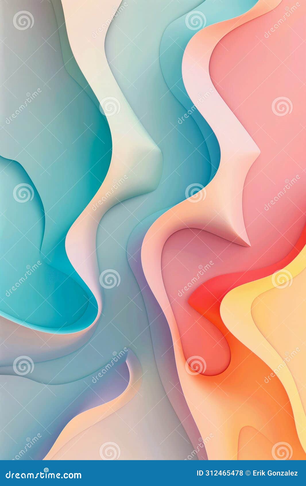 Pastel Colors, Minimalistic Modern Backgrounds Stock Illustration ...