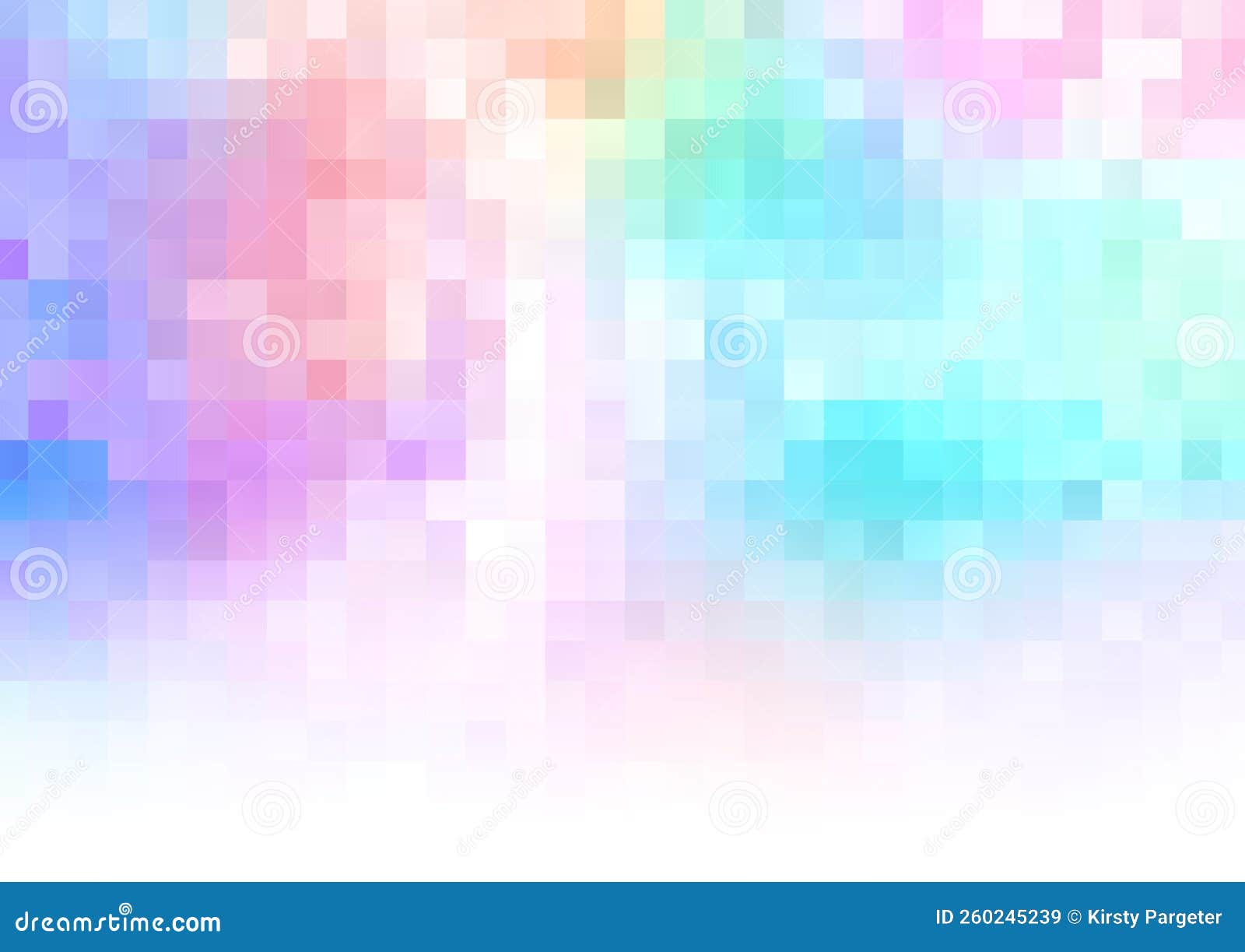 Pastel Coloured Background with Square Design Stock Vector ...