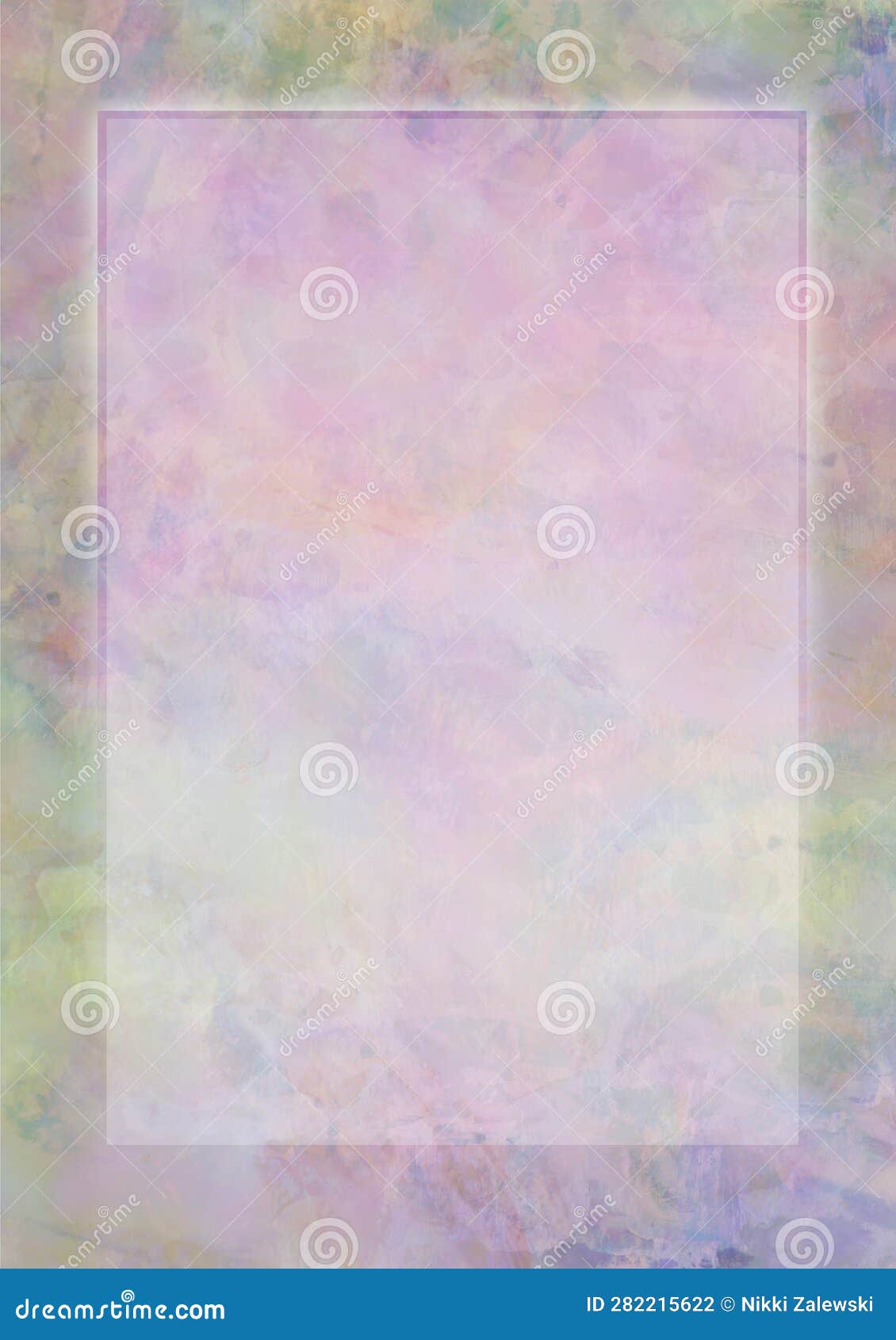 Pastel Coloured Rustic Stone Texture Border Frame Template Stock Photo ...