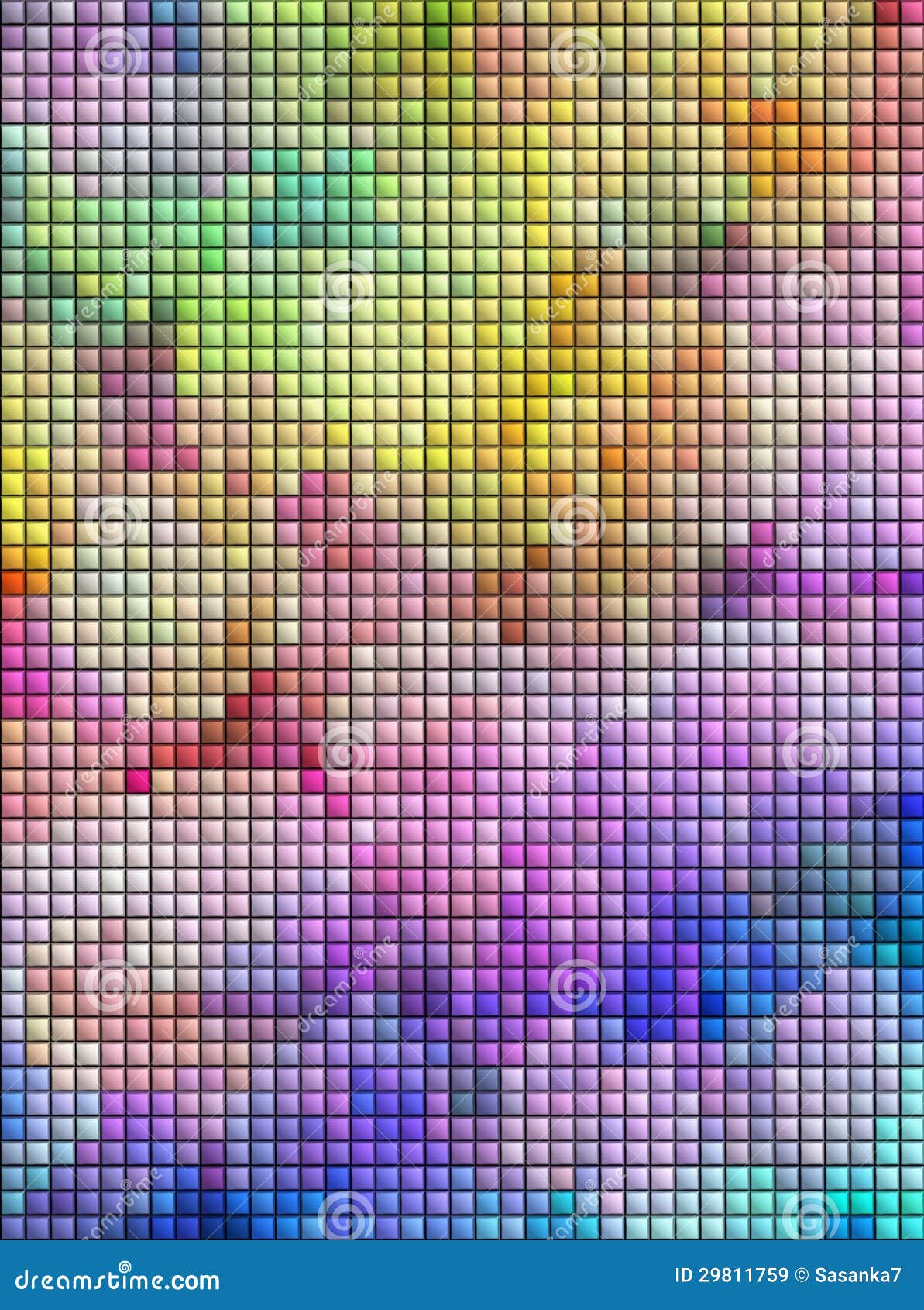 Abstract spectrum tiles stock illustration. Illustration of colored ...