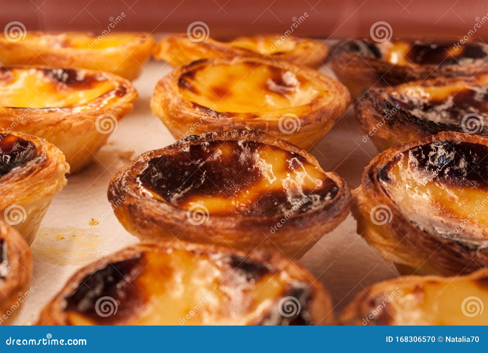 Pastel De Nata - Cream Pastry Stock Photo - Image of lisbon, cream ...