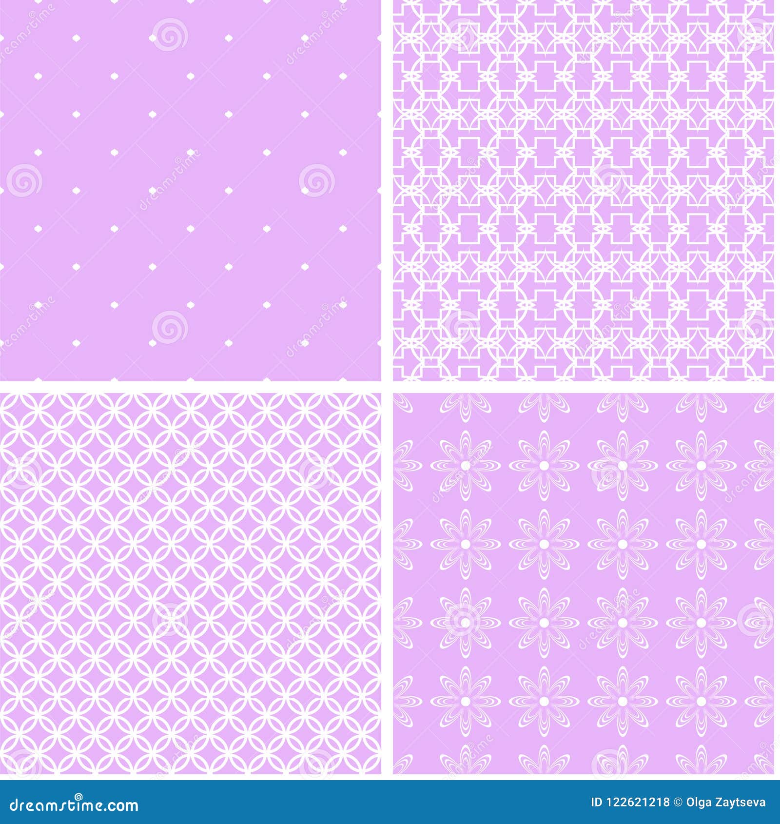 Pastel Different Vector Patterns. Stock Vector - Illustration of ...