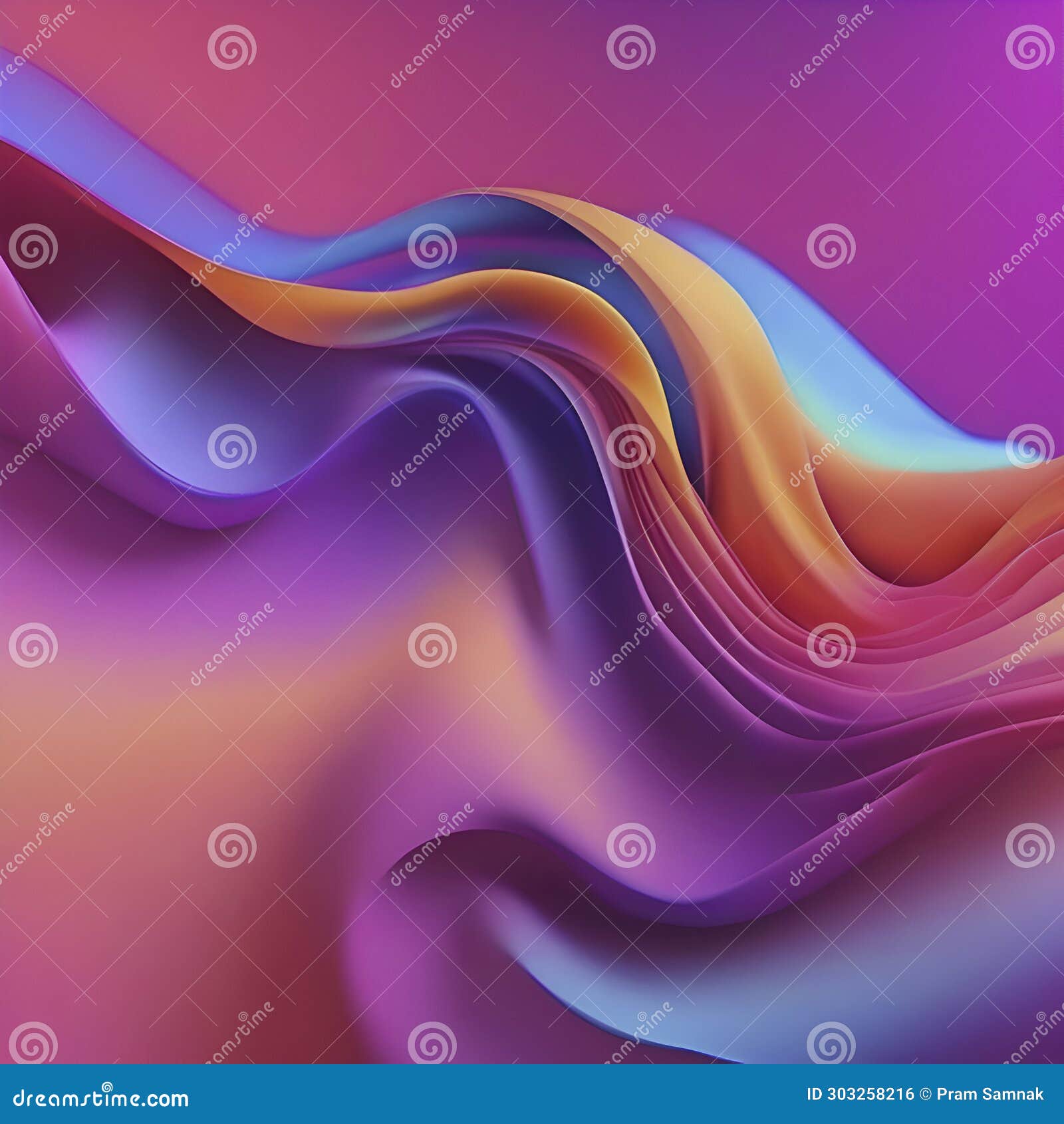 A Pastel Fire. Color Gradient Background. Ai-Generated Stock ...