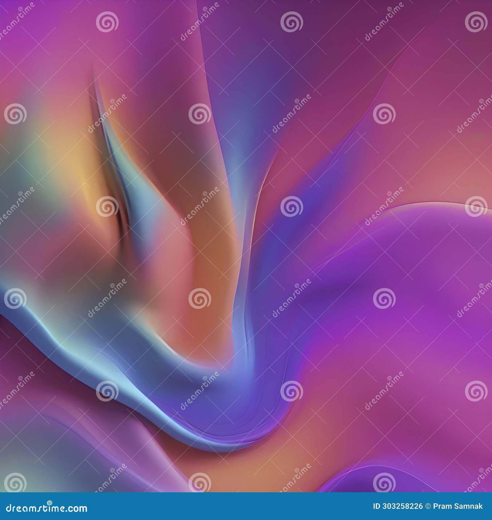 A Pastel Fire. Color Gradient Background. Ai-Generated Stock ...