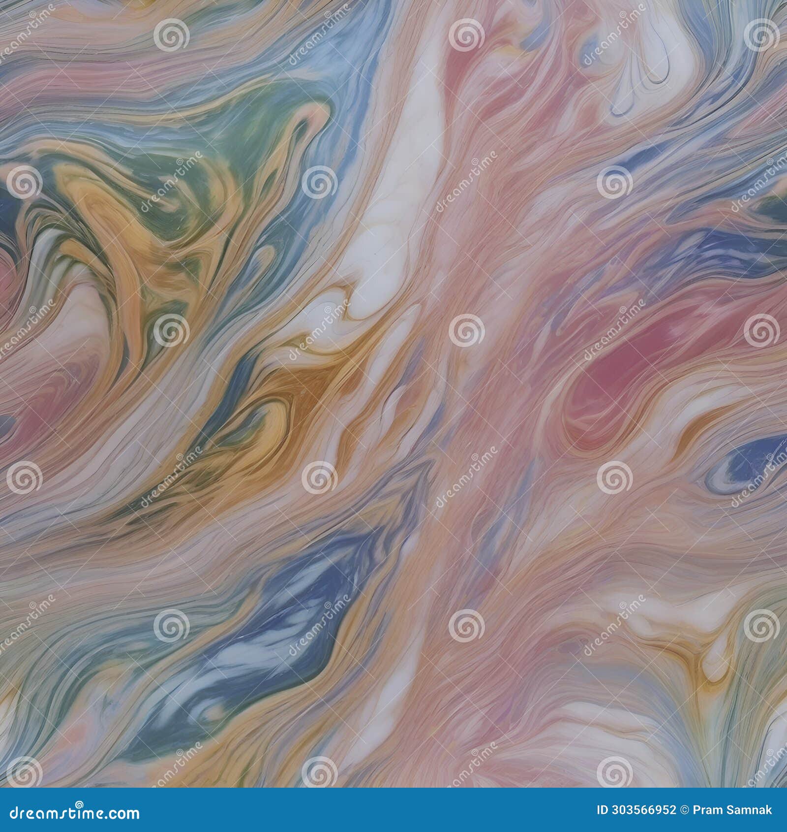 Pastel Fire Pattern on Marble. AI-Generated. Stock Illustration ...
