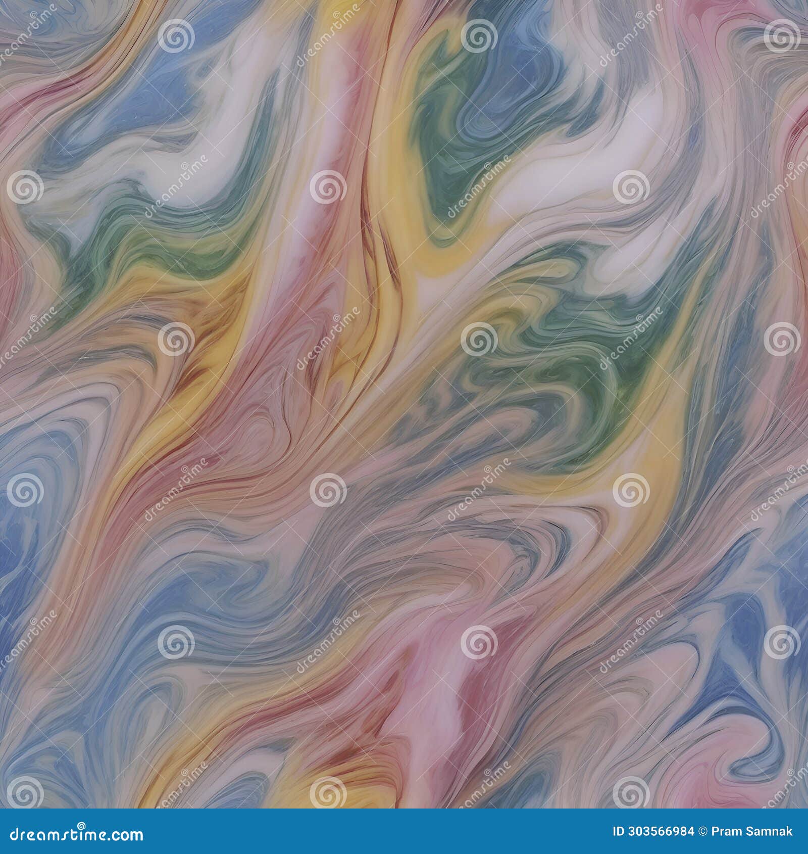 Pastel Fire Pattern on Marble. AI-Generated. Stock Illustration ...