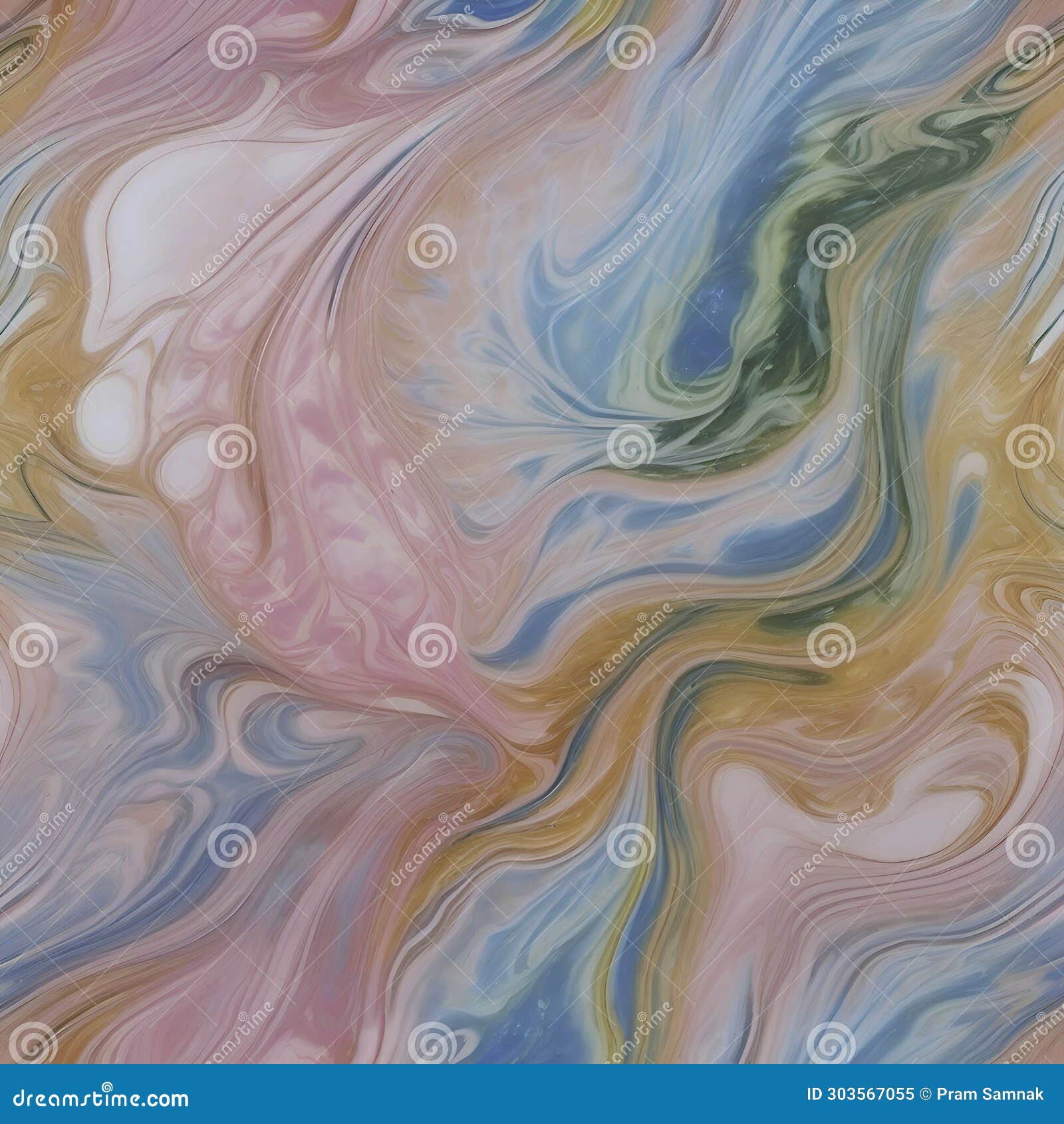 Pastel Fire Pattern on Marble. AI-Generated. Stock Illustration ...