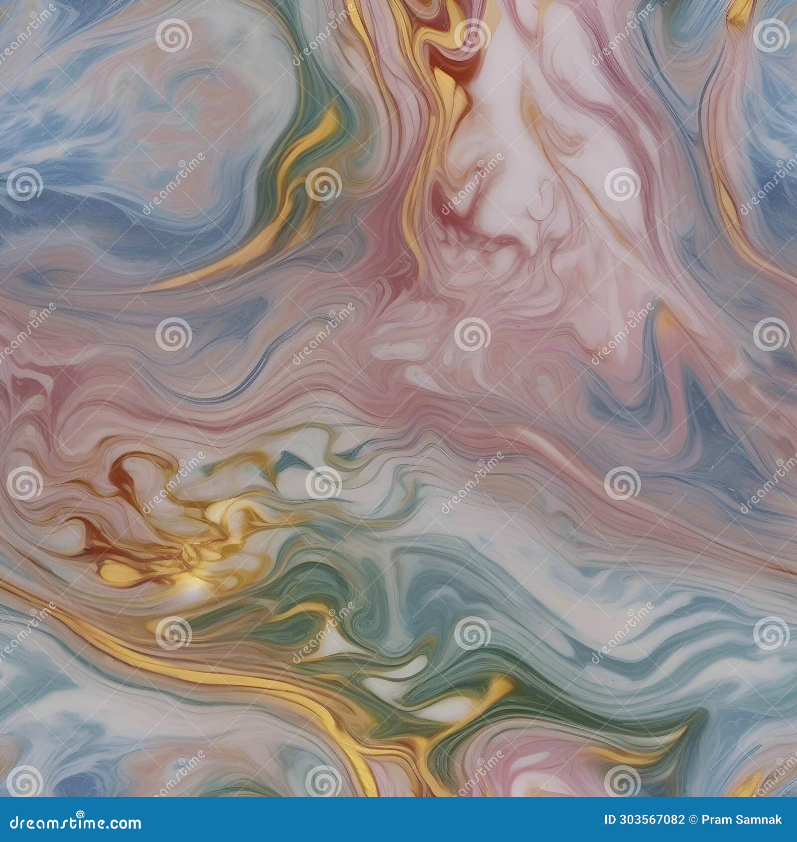 Pastel Fire Pattern on Marble. AI-Generated. Stock Illustration ...