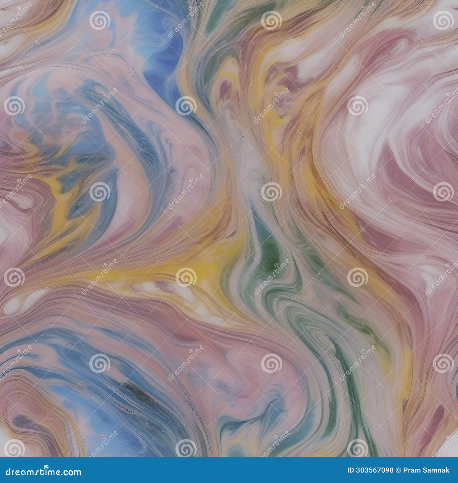 Pastel Fire Pattern on Marble. AI-Generated. Stock Illustration ...
