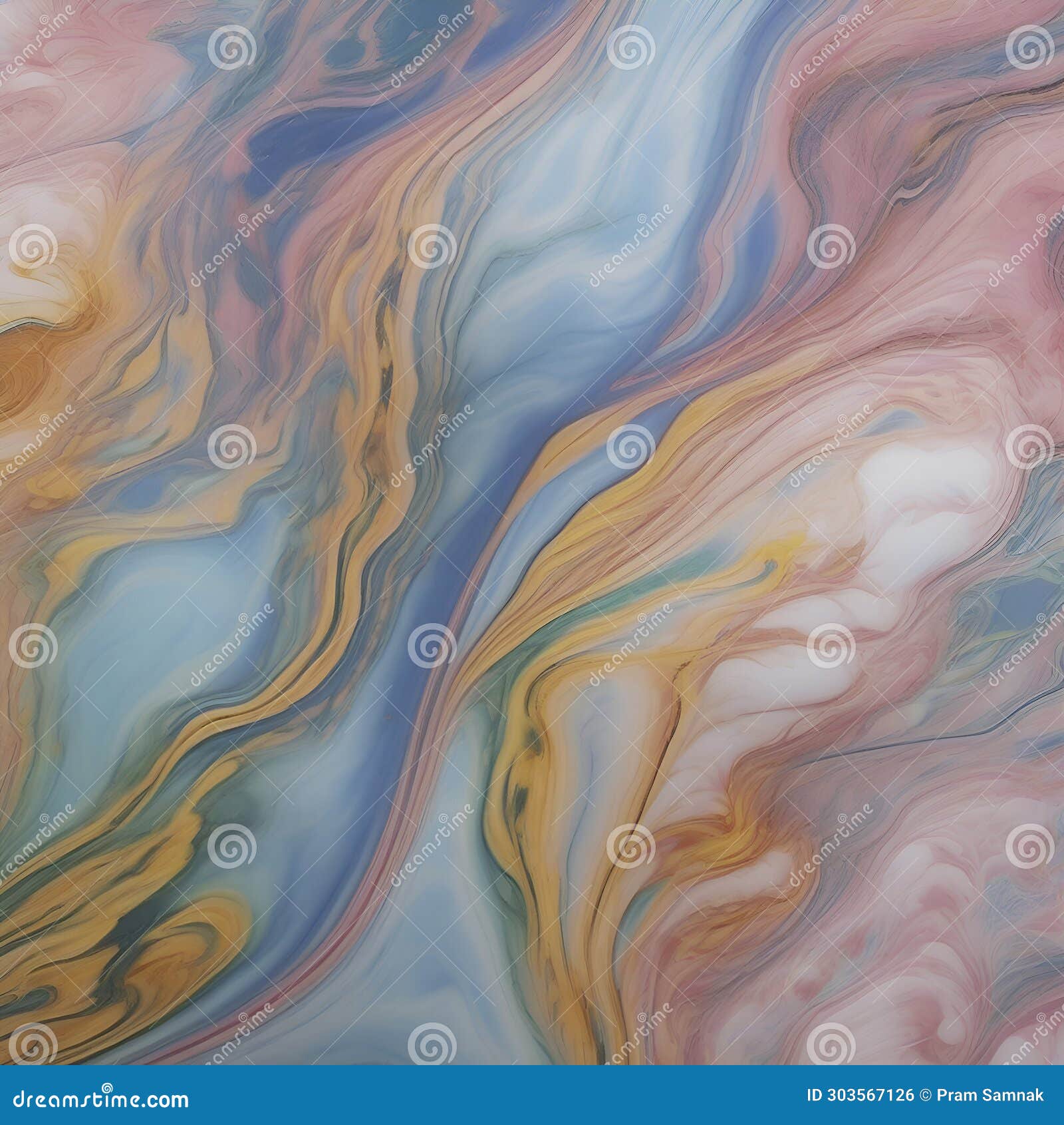 Pastel Fire Pattern on Marble. AI-Generated. Stock Illustration ...