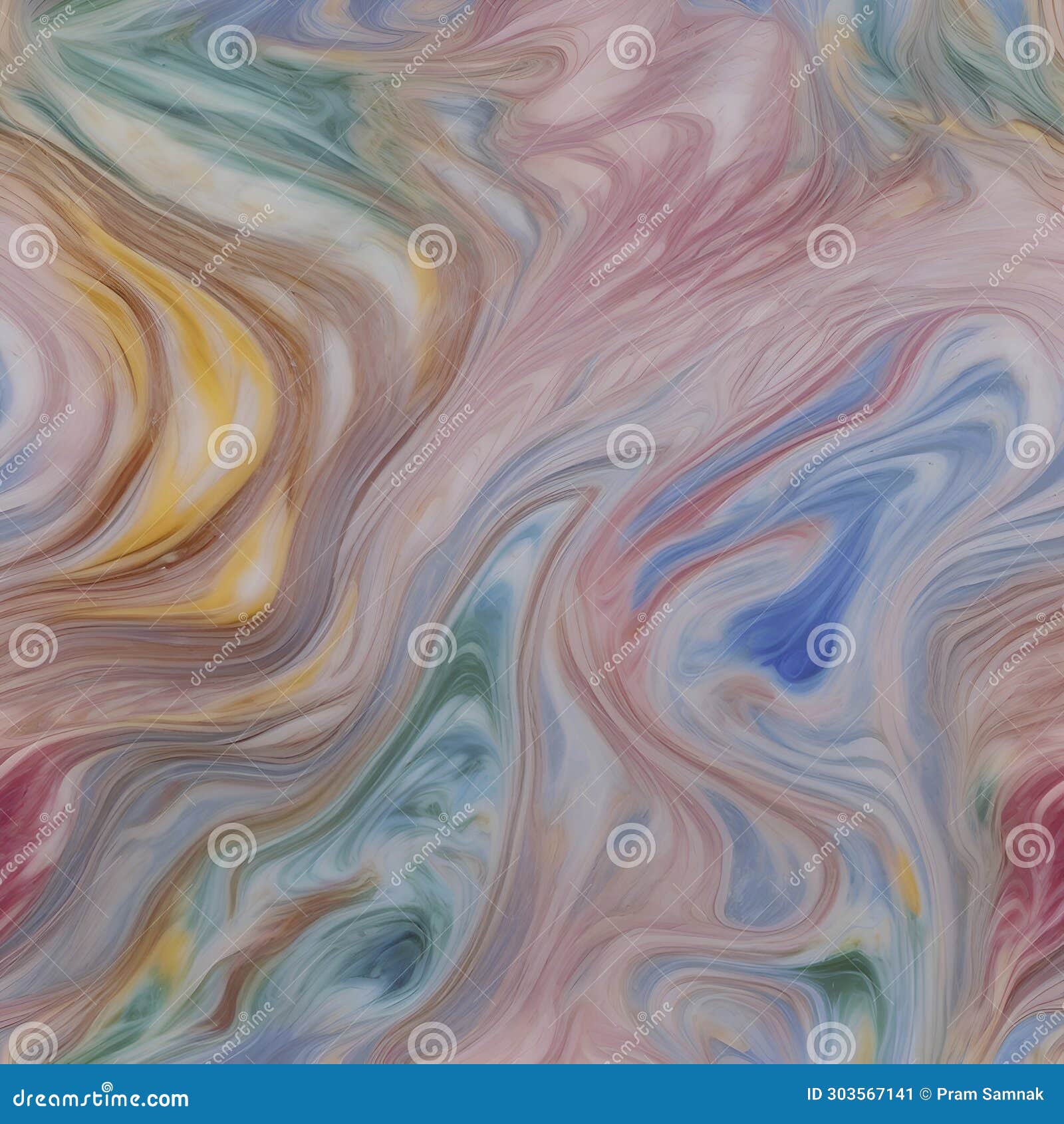 Pastel Fire Pattern on Marble. AI-Generated. Stock Illustration ...