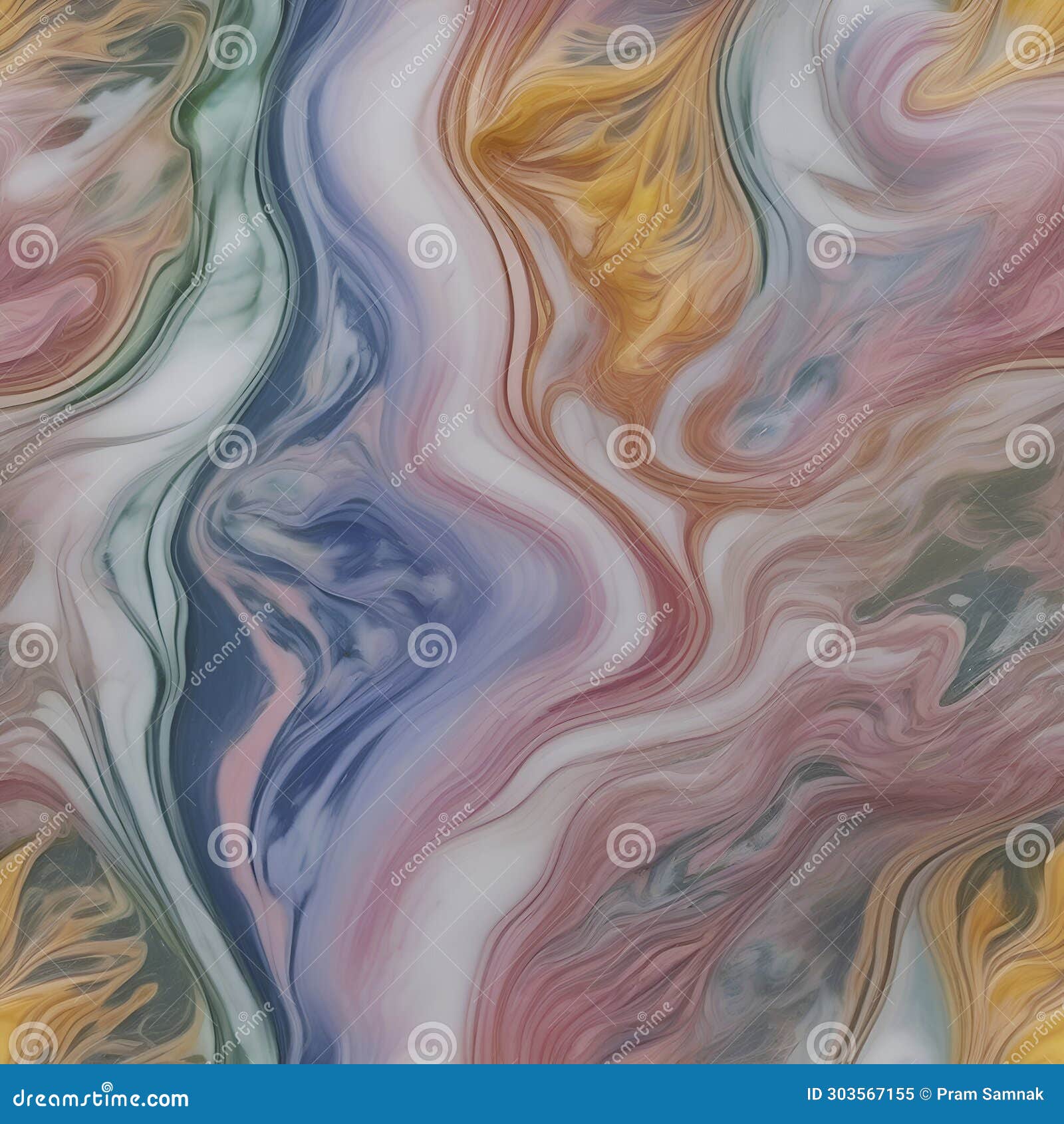 Pastel Fire Pattern on Marble. AI-Generated. Stock Illustration ...