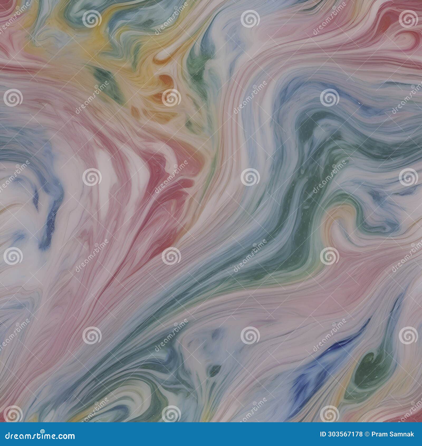 Pastel Fire Pattern on Marble. AI-Generated. Stock Illustration ...
