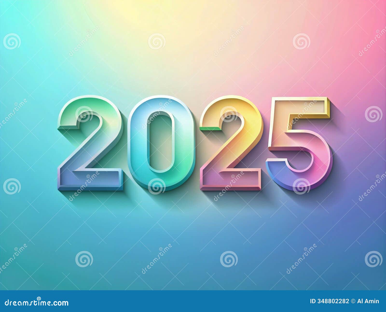 Pastel Gradient Background 2025, Soft Modern Aesthetics Stock ...