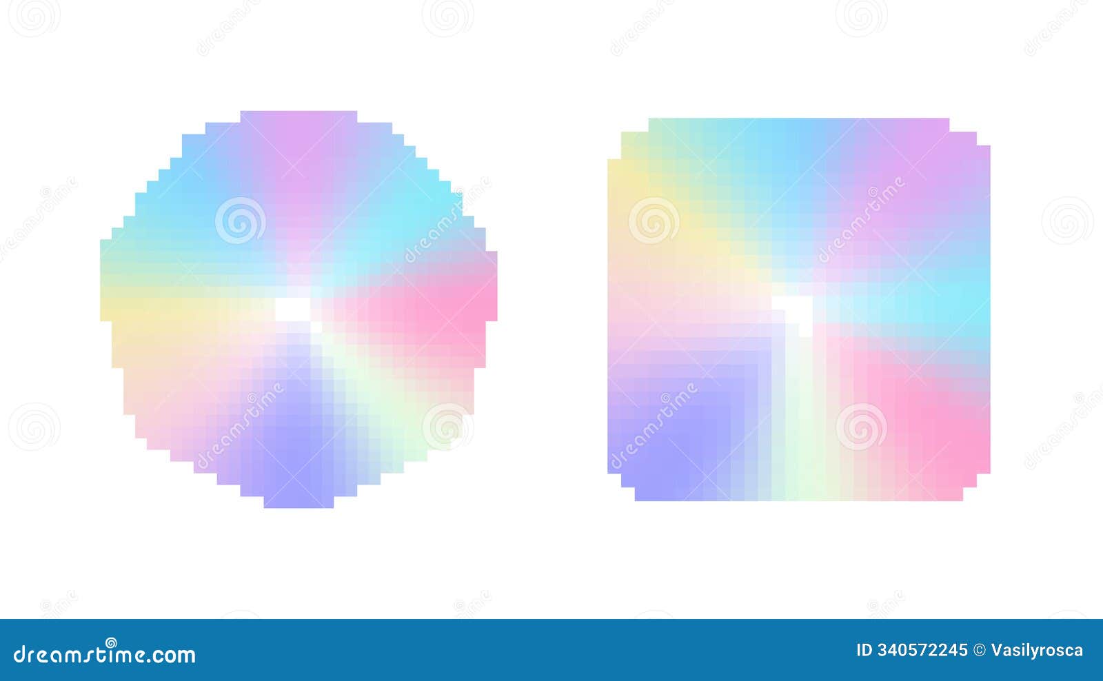 Pastel Gradient Split With Minimal Gift Box Stock Photography ...