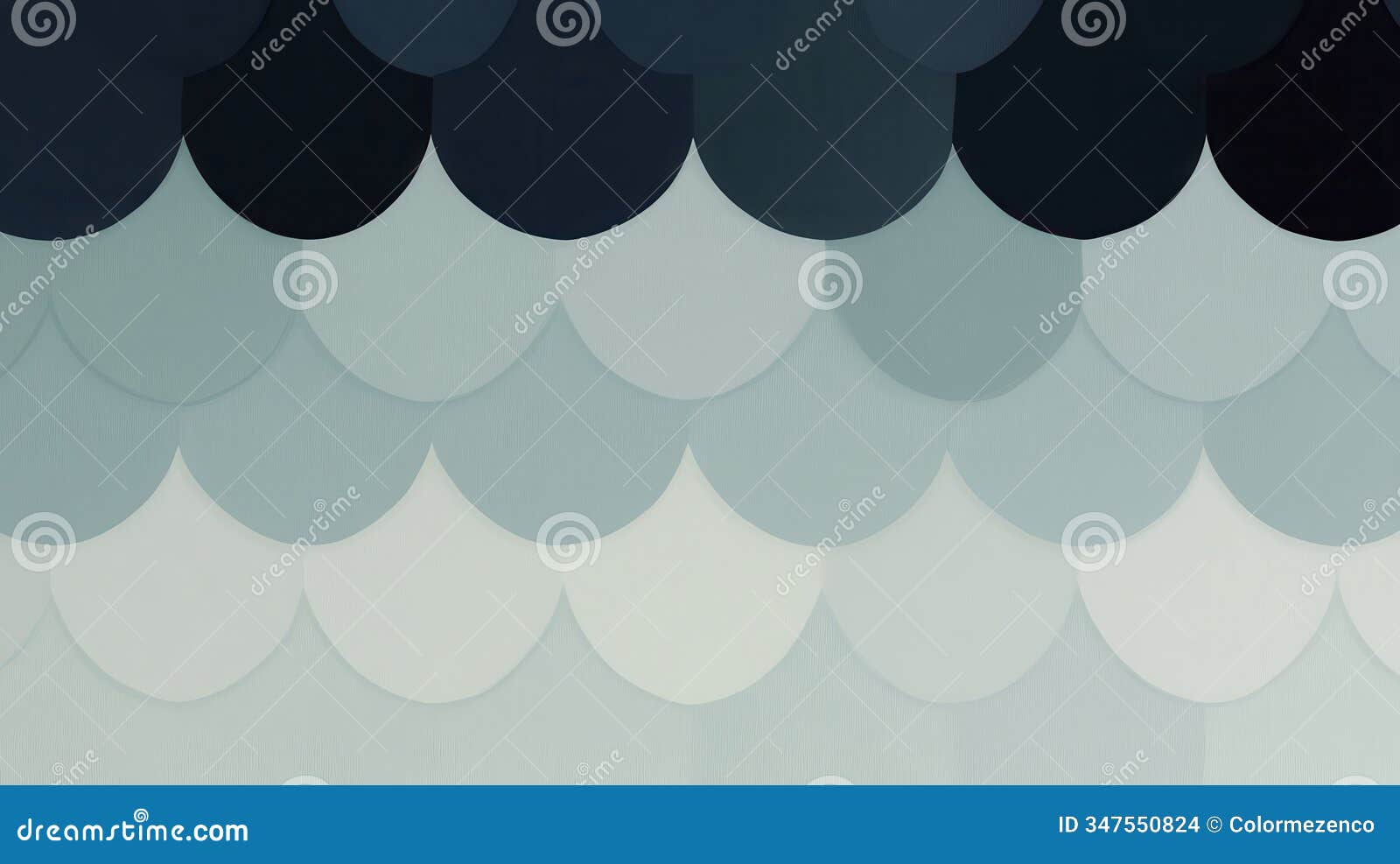 Pastel Gradient Scalloped Pattern with Overlapping Layers Stock ...