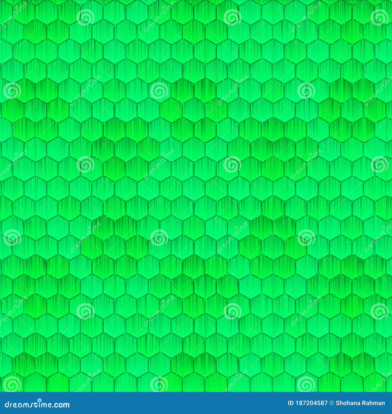 Pastel Green Geometric Hexagonal Pattern Illustration Design Stock ...