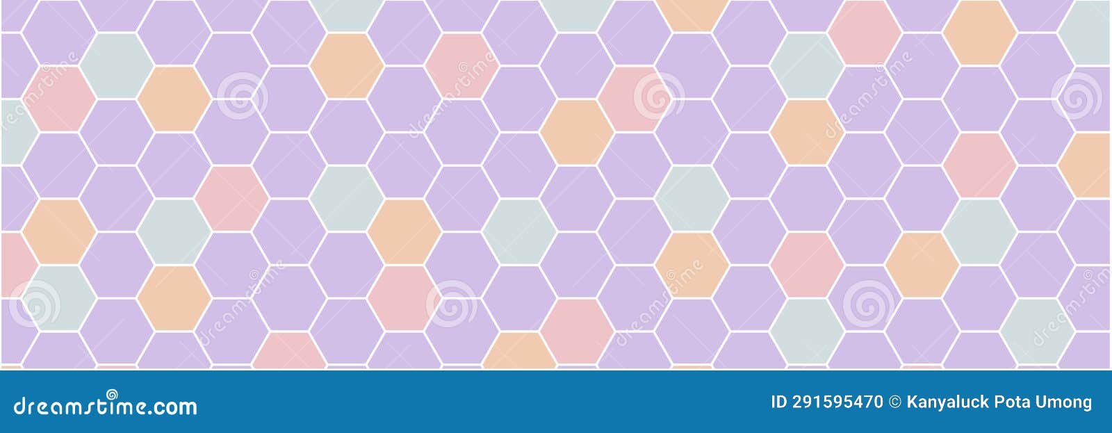 Pastel Honeycomb Pattern Design Stock Illustration - Illustration of ...