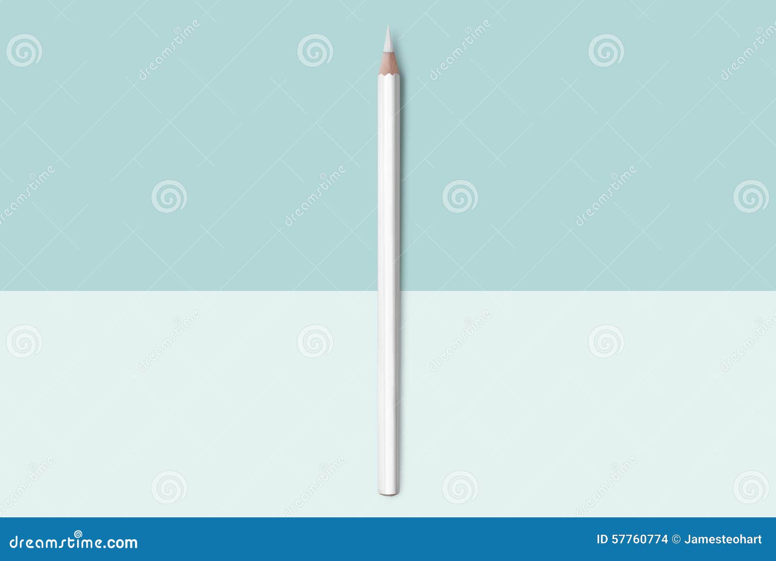Pastel Light Blue Color Pencils Stock Photo - Image of background ...