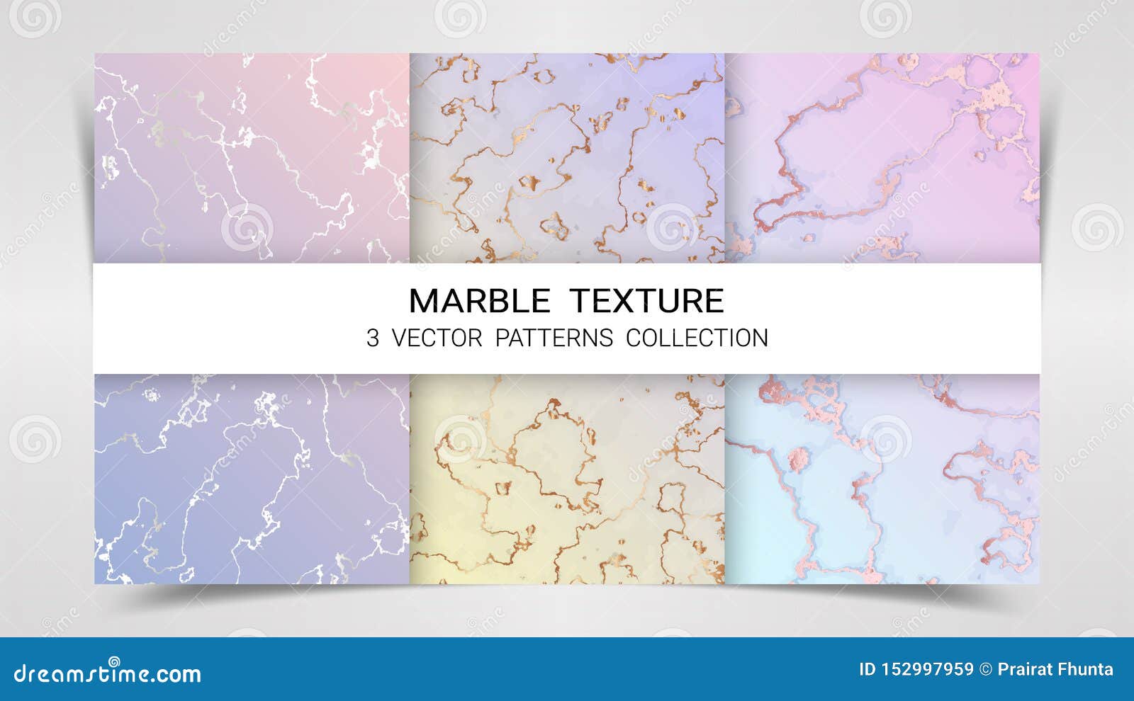 Pastel Marble Texture, Premium Set of Vector Patterns Collection ...