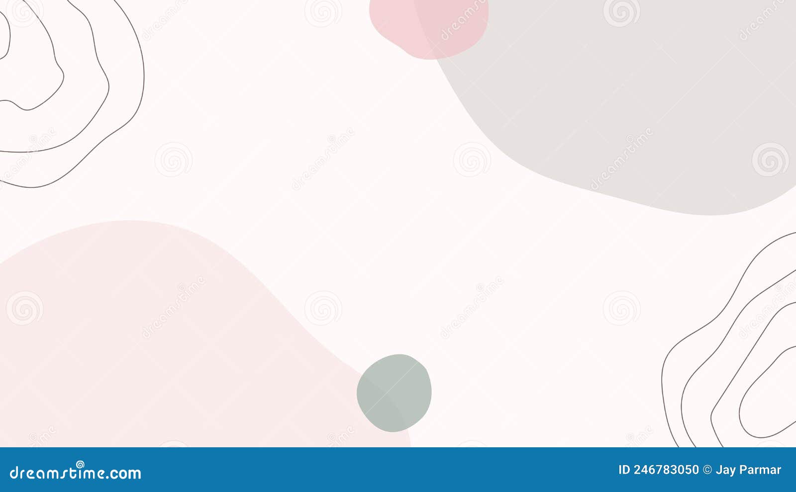 Pastel Minimal Abstract Desktop Wallpaper Stock Illustration ...