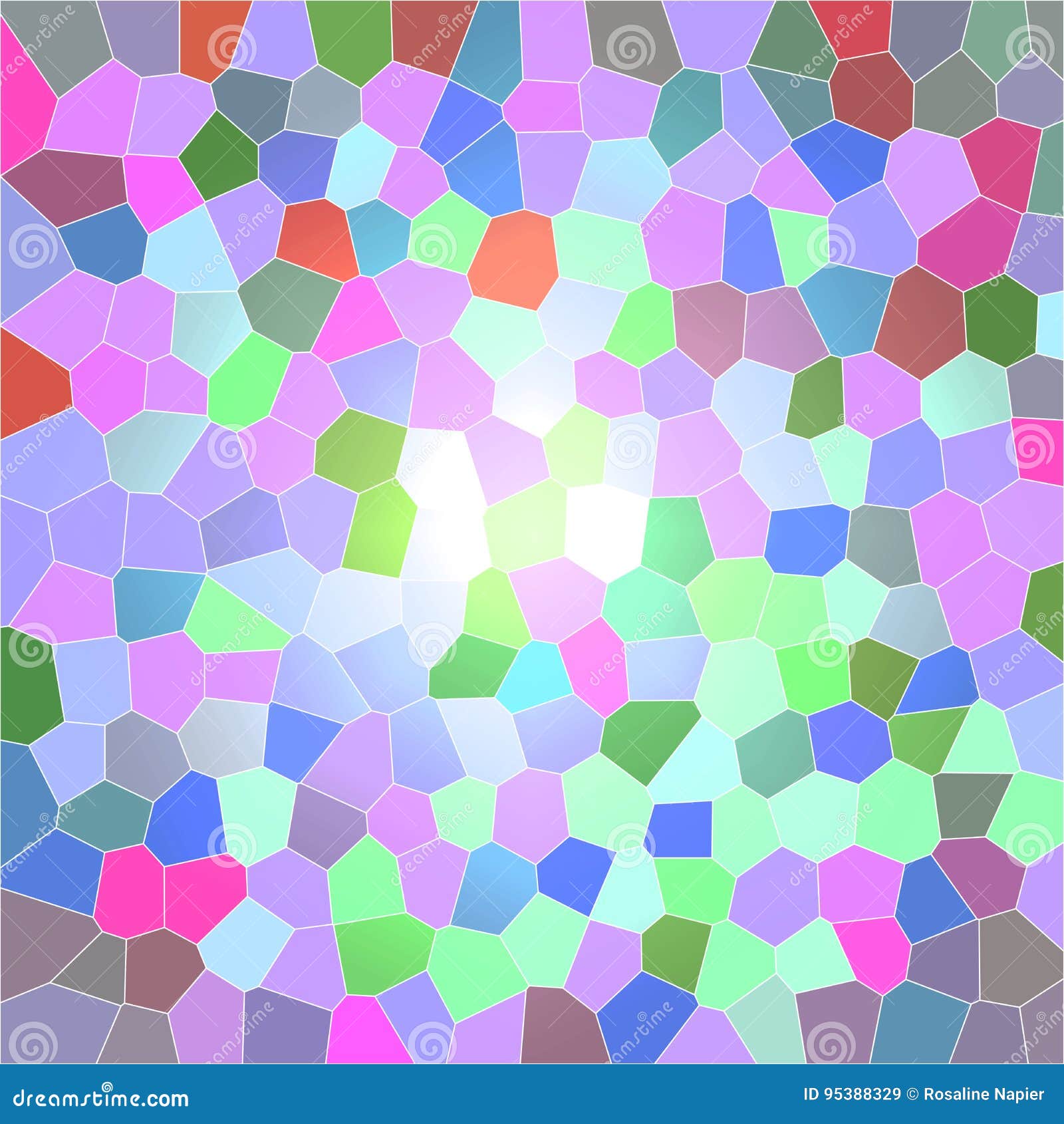 Pastel Mosaic Digital Image Stock Illustration - Illustration of ...