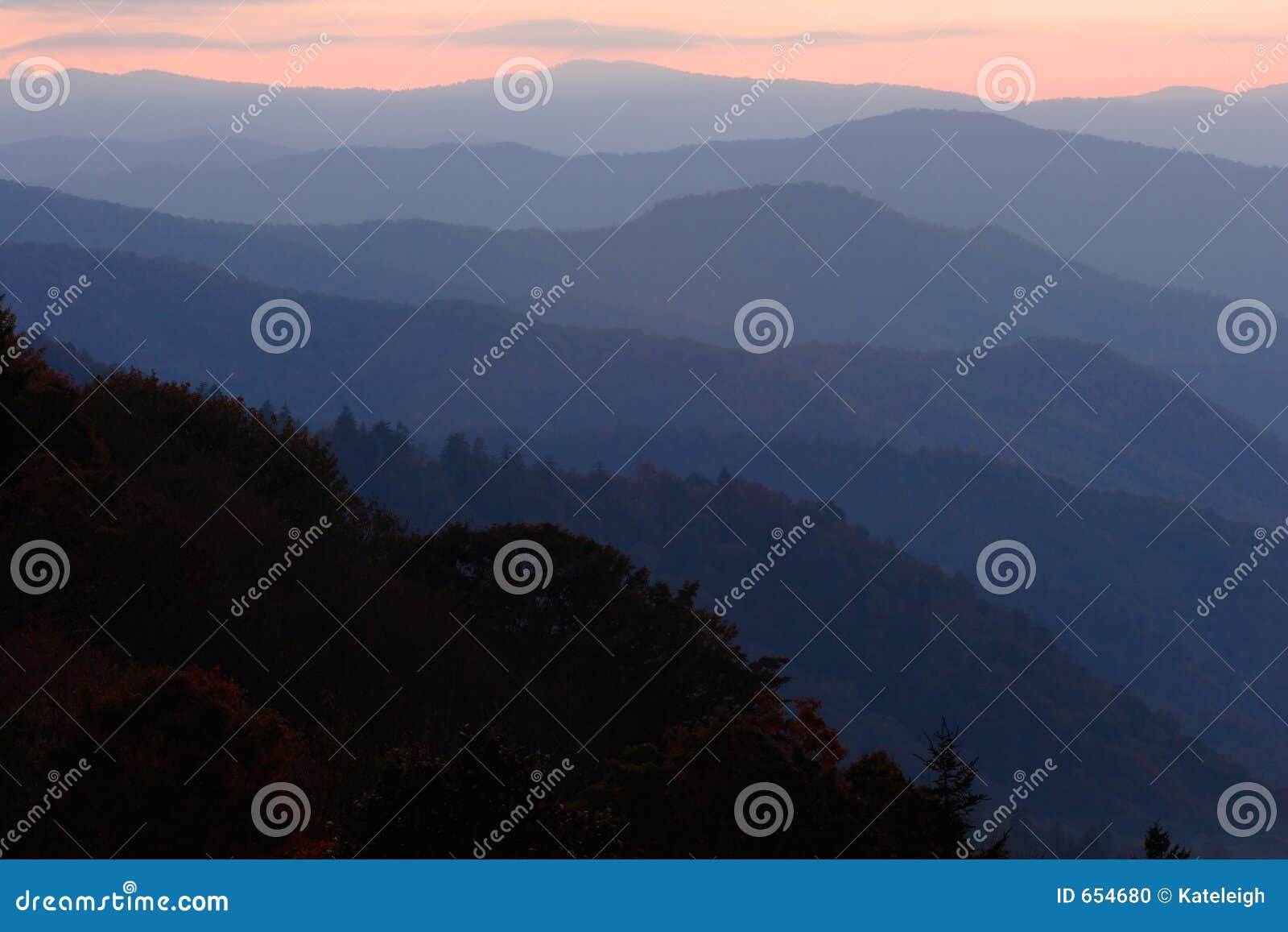 Pastel Mountain Layers stock photo. Image of natural, hills - 654680