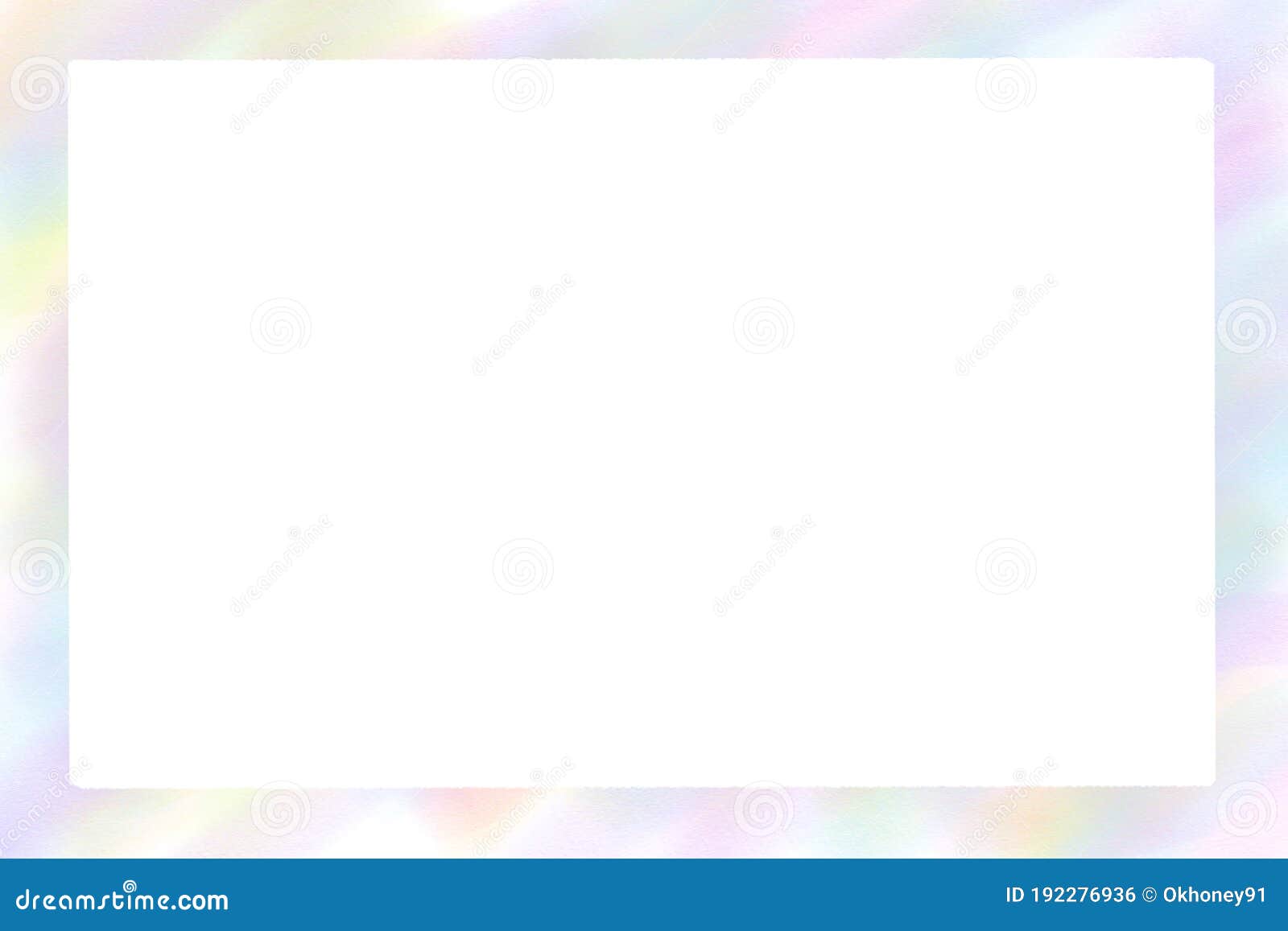 Pastel Multi Color, Colorful Frame Stock Illustration - Illustration of ...