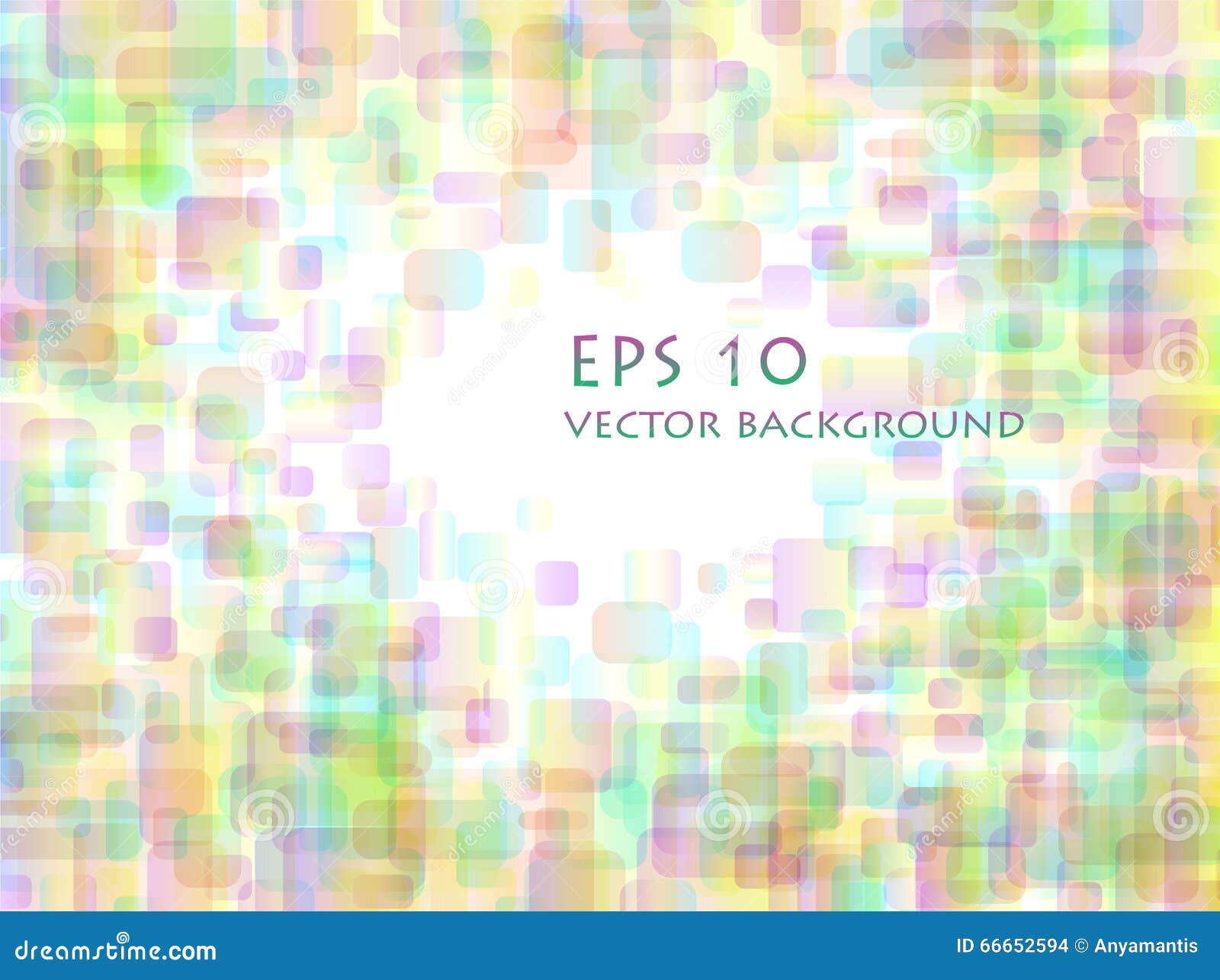 Pastel Overlapping Rounded Rectangle Background Stock Vector ...