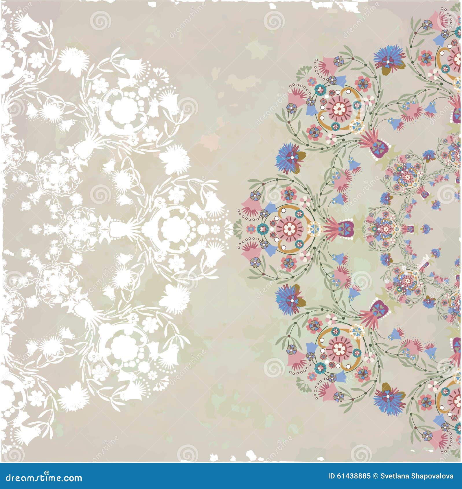 Pastel Pattern Pink On Spotty Background Stock Vector - Illustration of ...