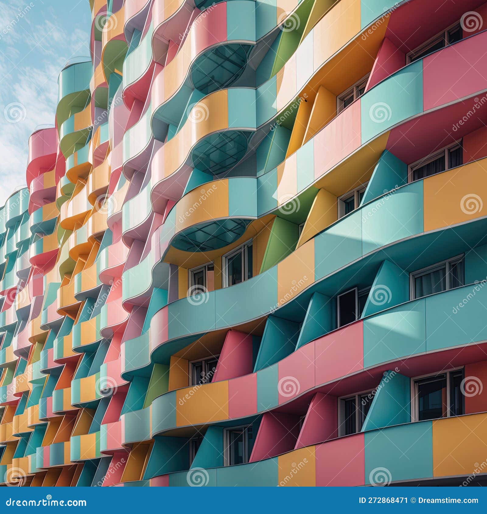 Pastel Patterns in Modern Architecture: a Playful and Unique Facade ...