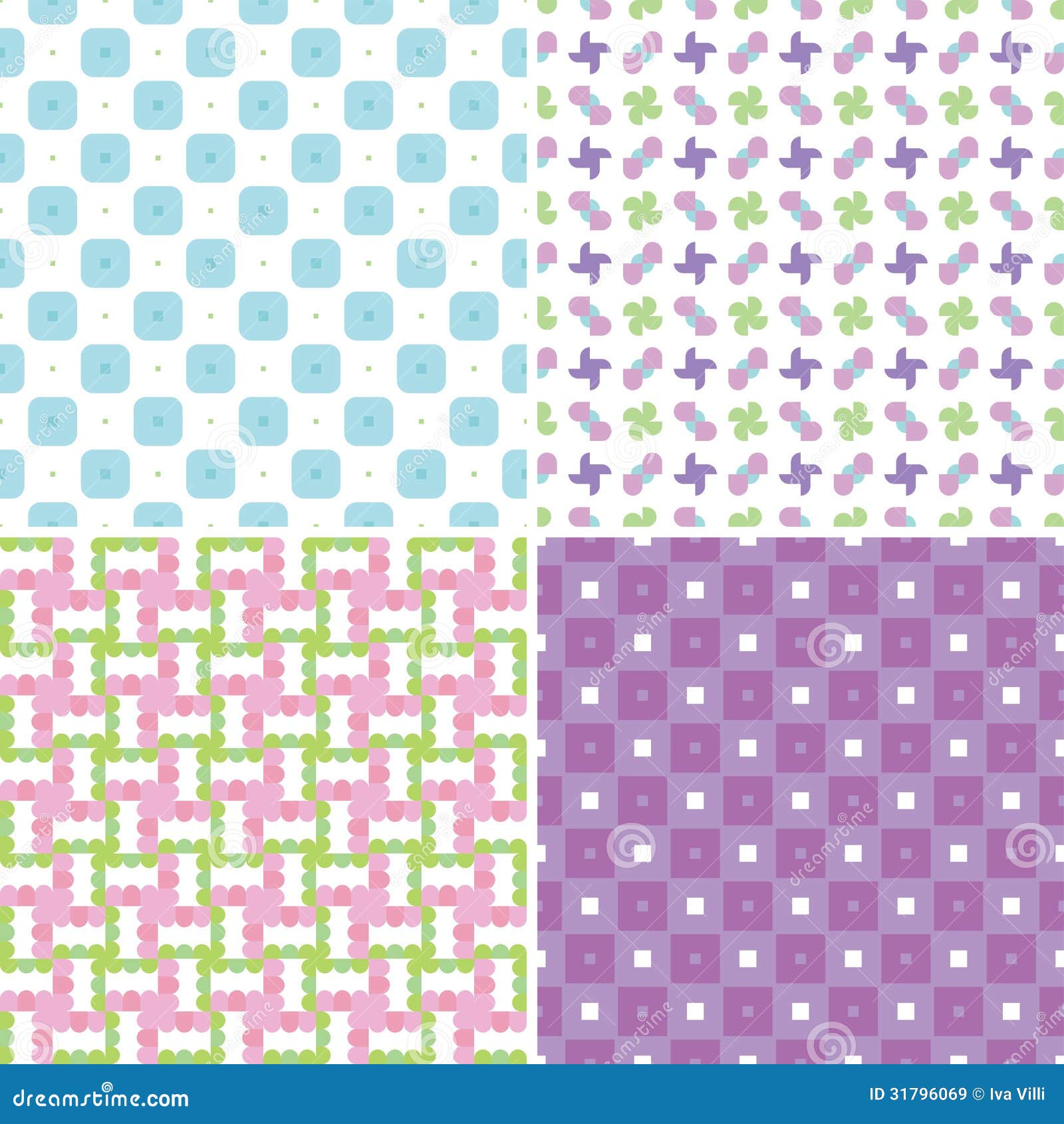Pastel patterns stock vector. Illustration of wallpaper - 31796069