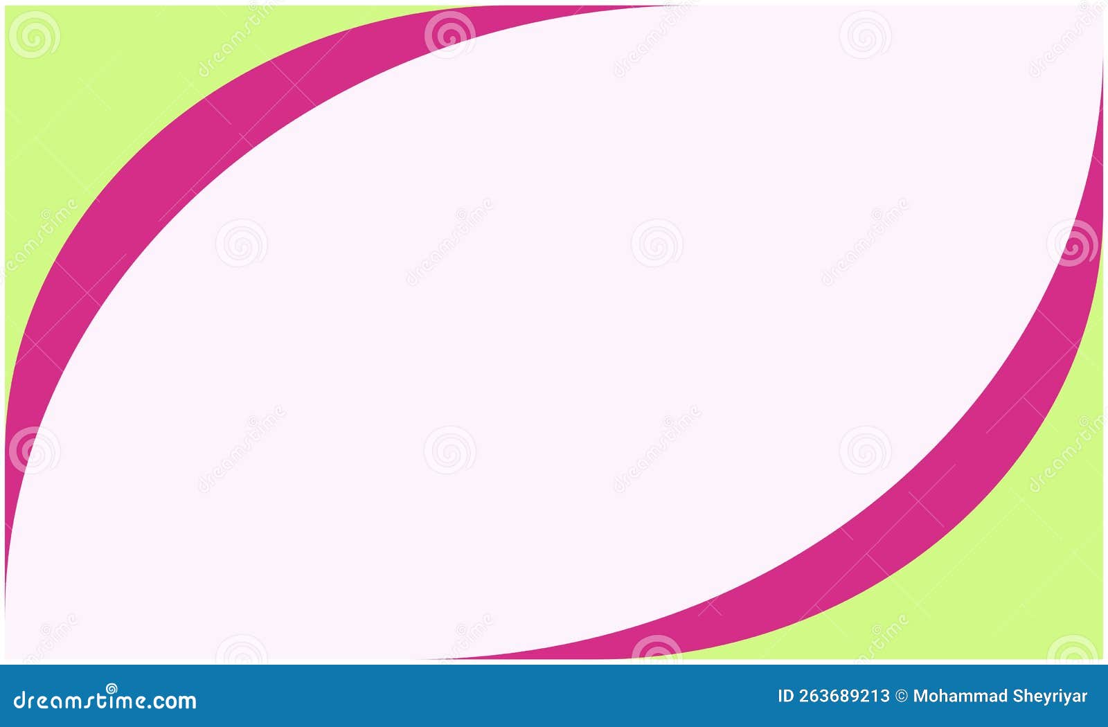 Pastel Pink Color Frame Banner Stock Illustration - Illustration of ...