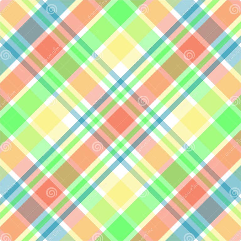 Pastel Plaid stock illustration. Illustration of fabric - 4662301