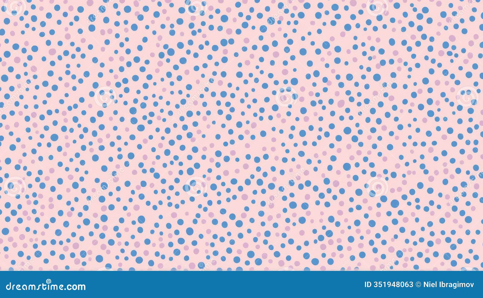 Pastel Polka Dot Pattern on Soft Pink Background Stock Image - Image of ...