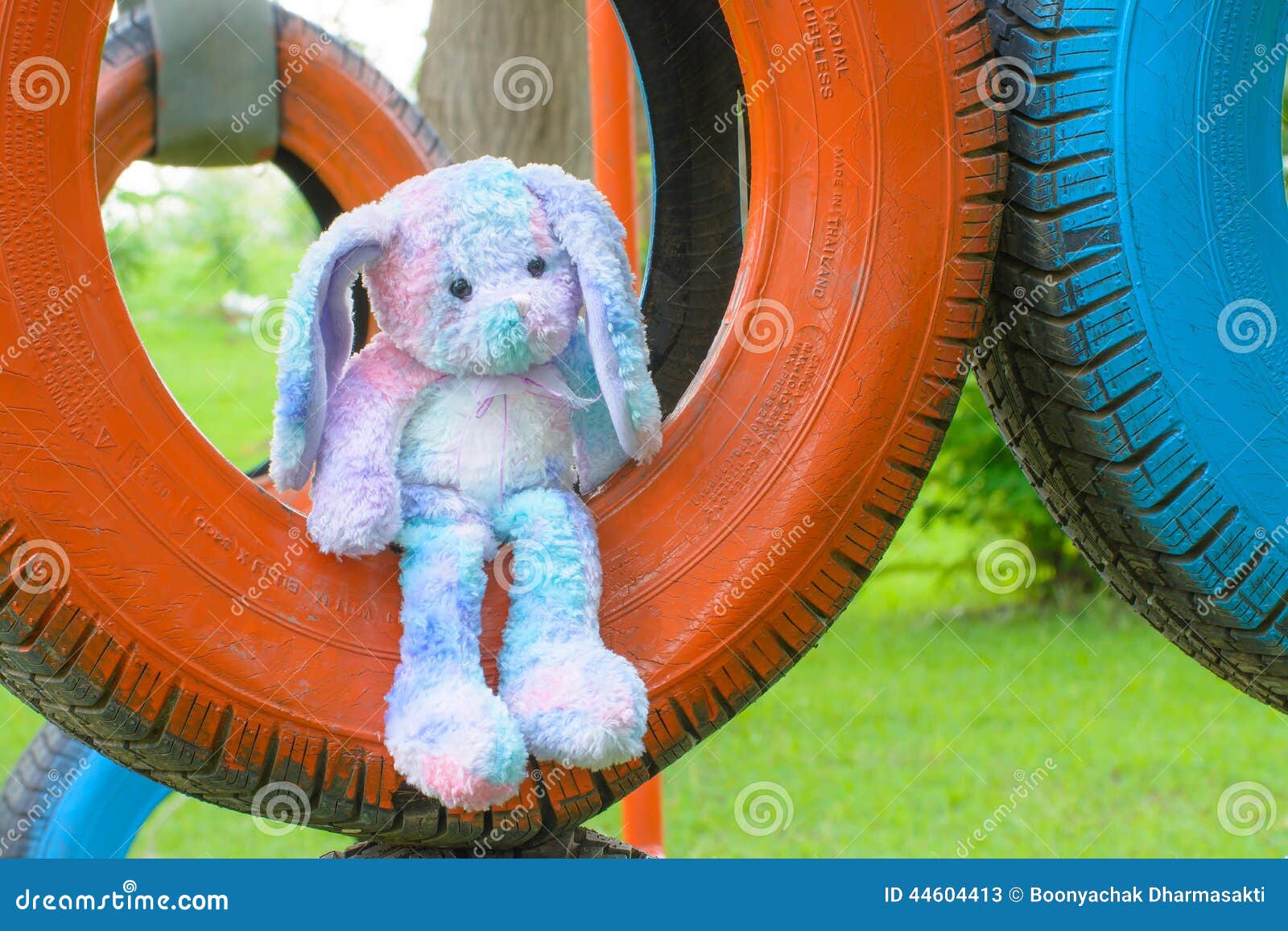Pastel rabbit doll stock image. Image of childhood, miss - 44604413