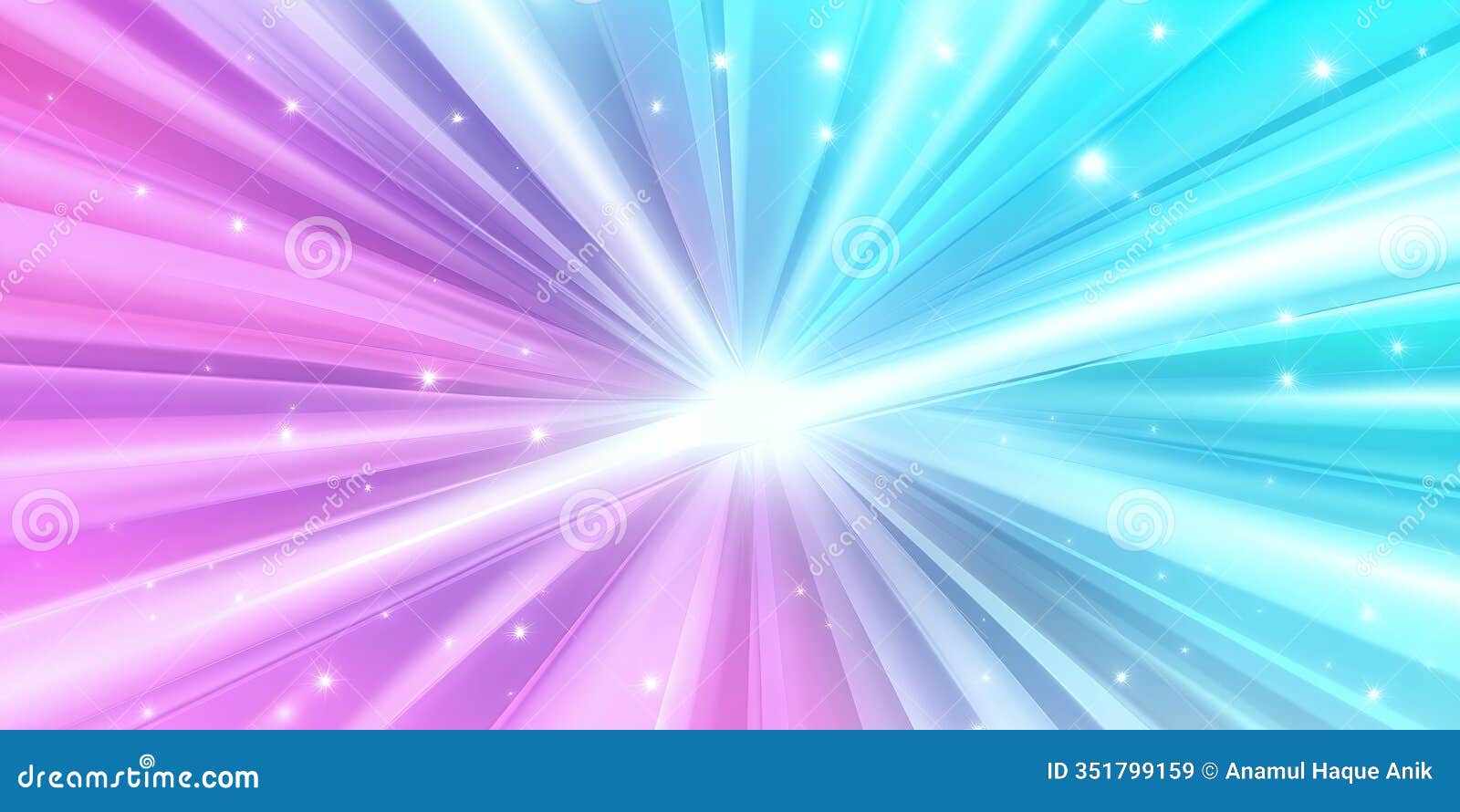 Pastel Rainbow Burst Background Bright Shiny Light Rays Stock ...