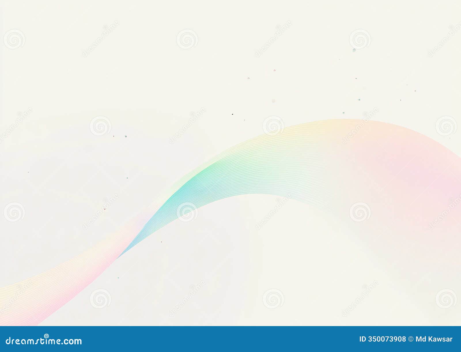 Pastel Rainbow Wave Abstract Background Design High Quality Image Stock ...